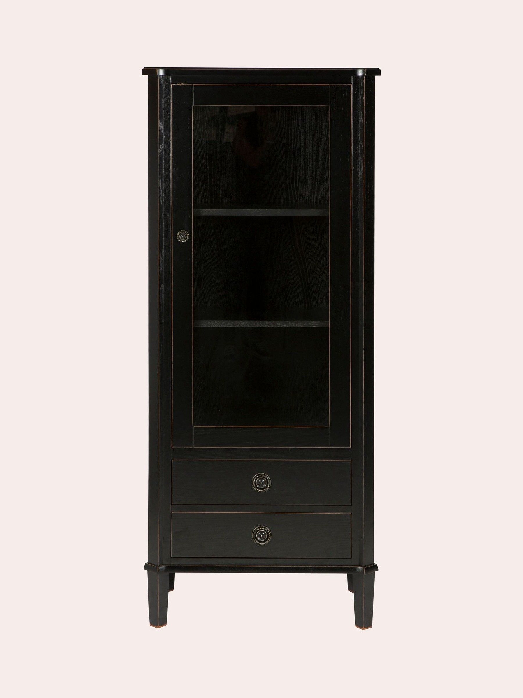 Buy Laura Ashley Black Henshaw 2 Door 2 Drawer Display Small Unit from ...