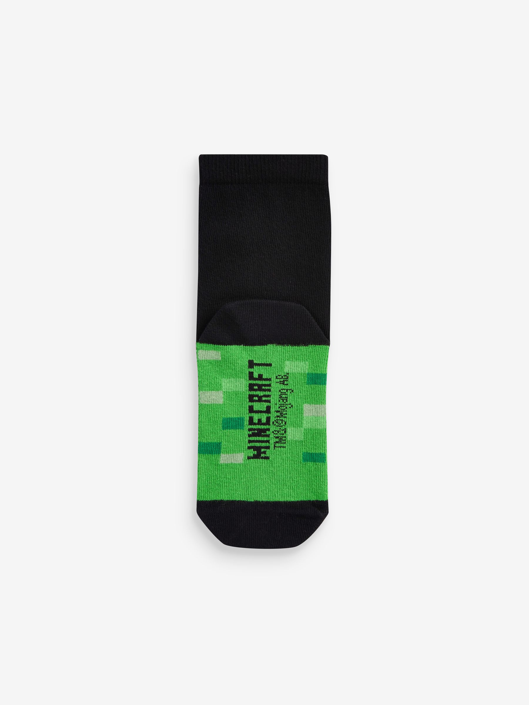 Buy Minecraft Black 5 Pack Cotton Rich Socks from Next Australia
