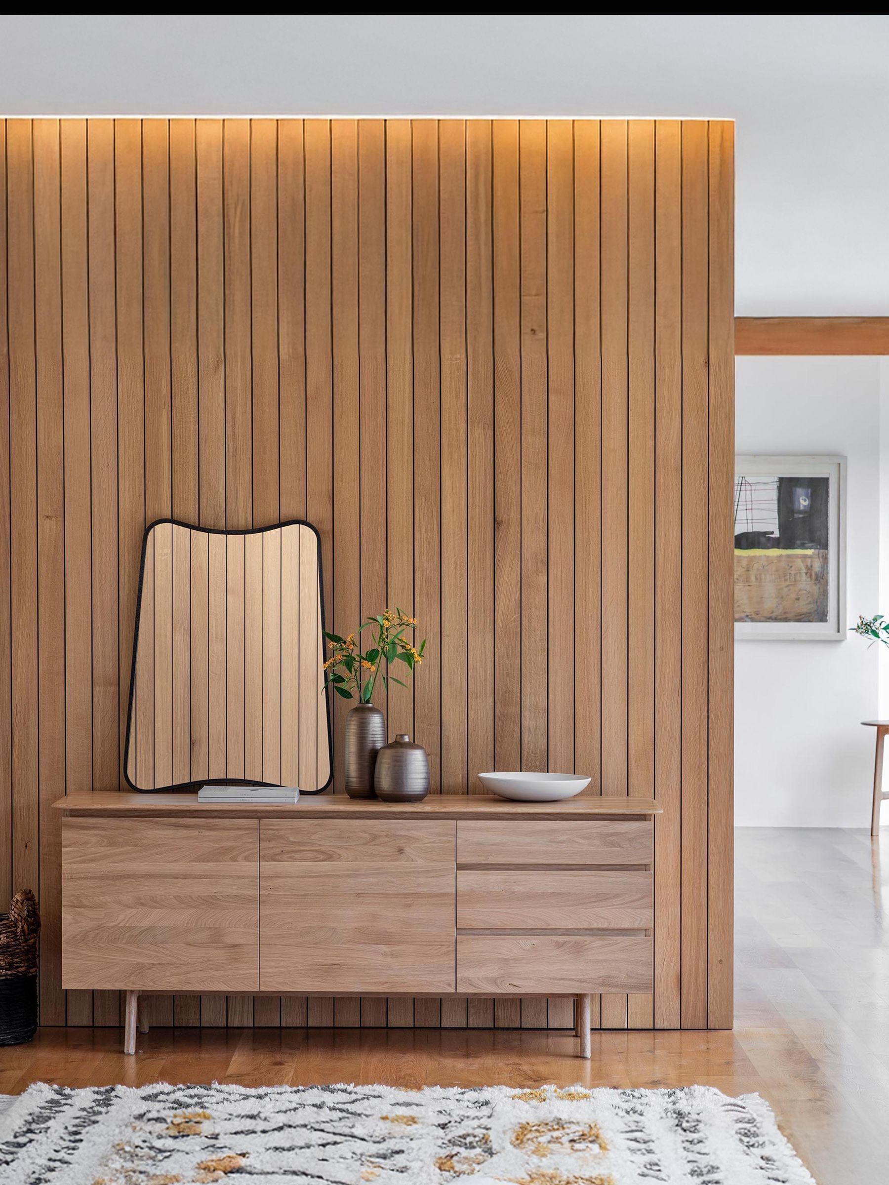 Buy Gallery Home Natural York 2 Door 3 Drawer Sideboard from the Next ...