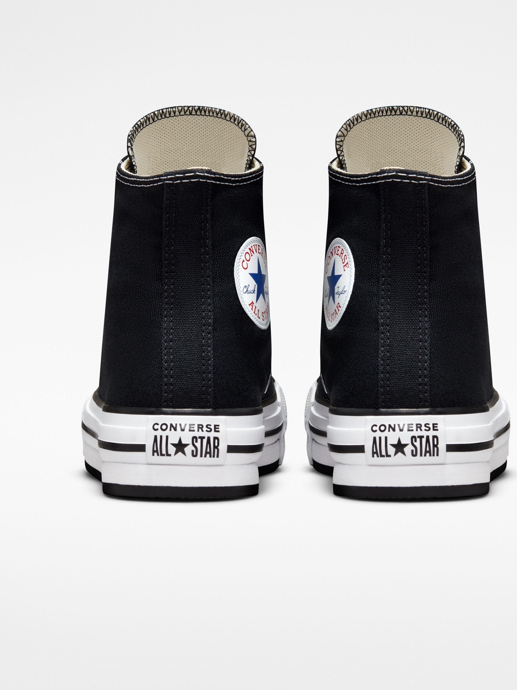 Buy Converse Black Eva Lift High Top Youth Trainers from the Next UK ...