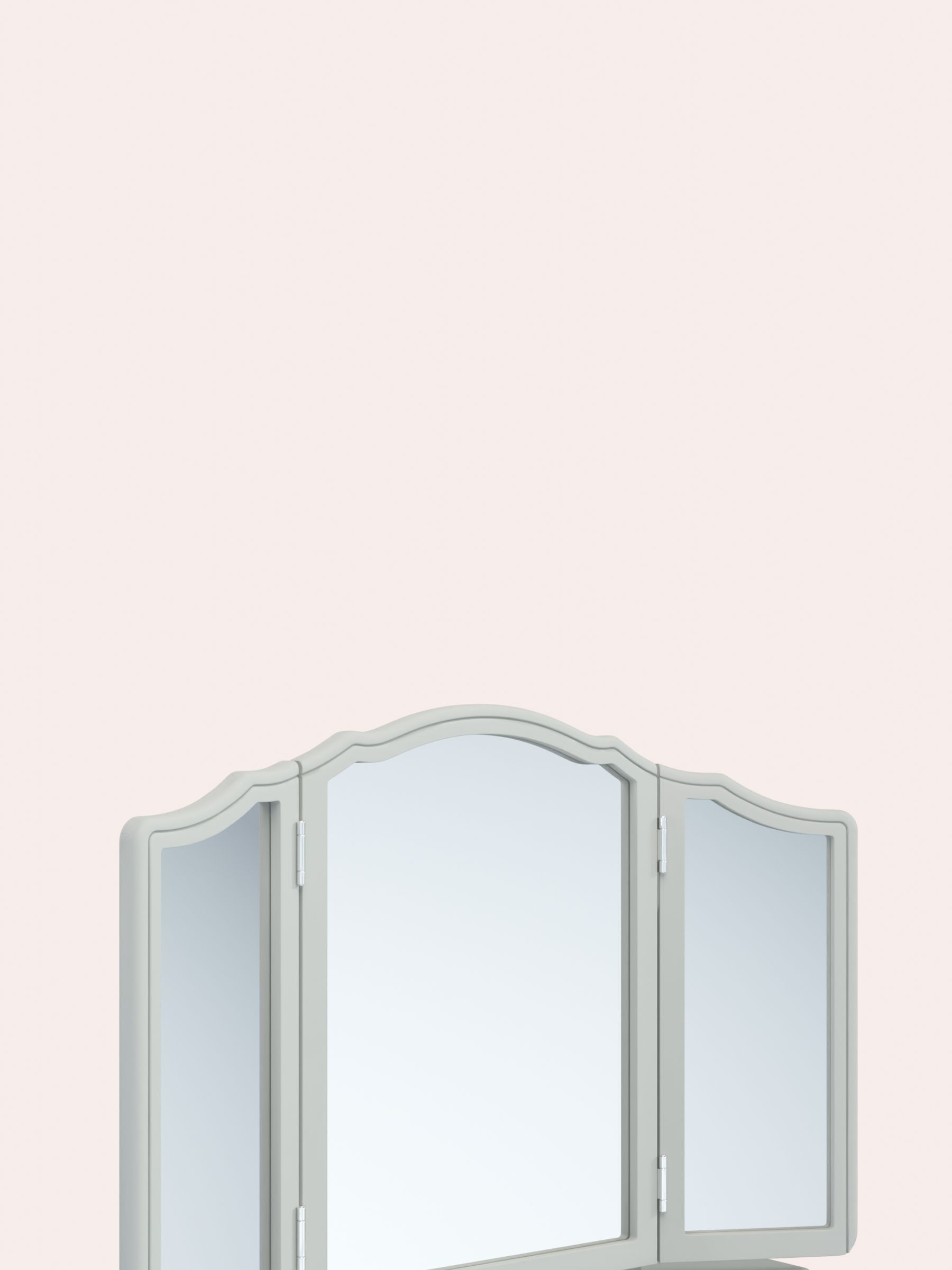 Buy Laura Ashley Dove Grey Provencale Dressing Table Mirror from the ...