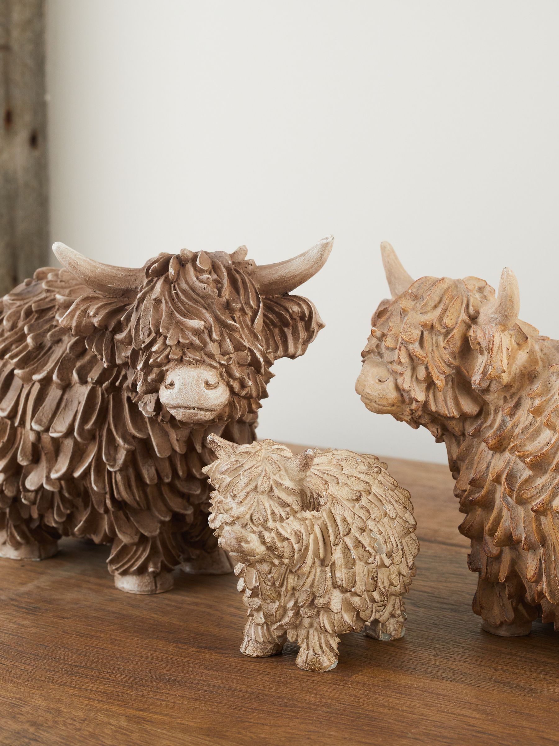 Buy Brown Hamish the Highland Set of 3 Cow from the Next UK online shop