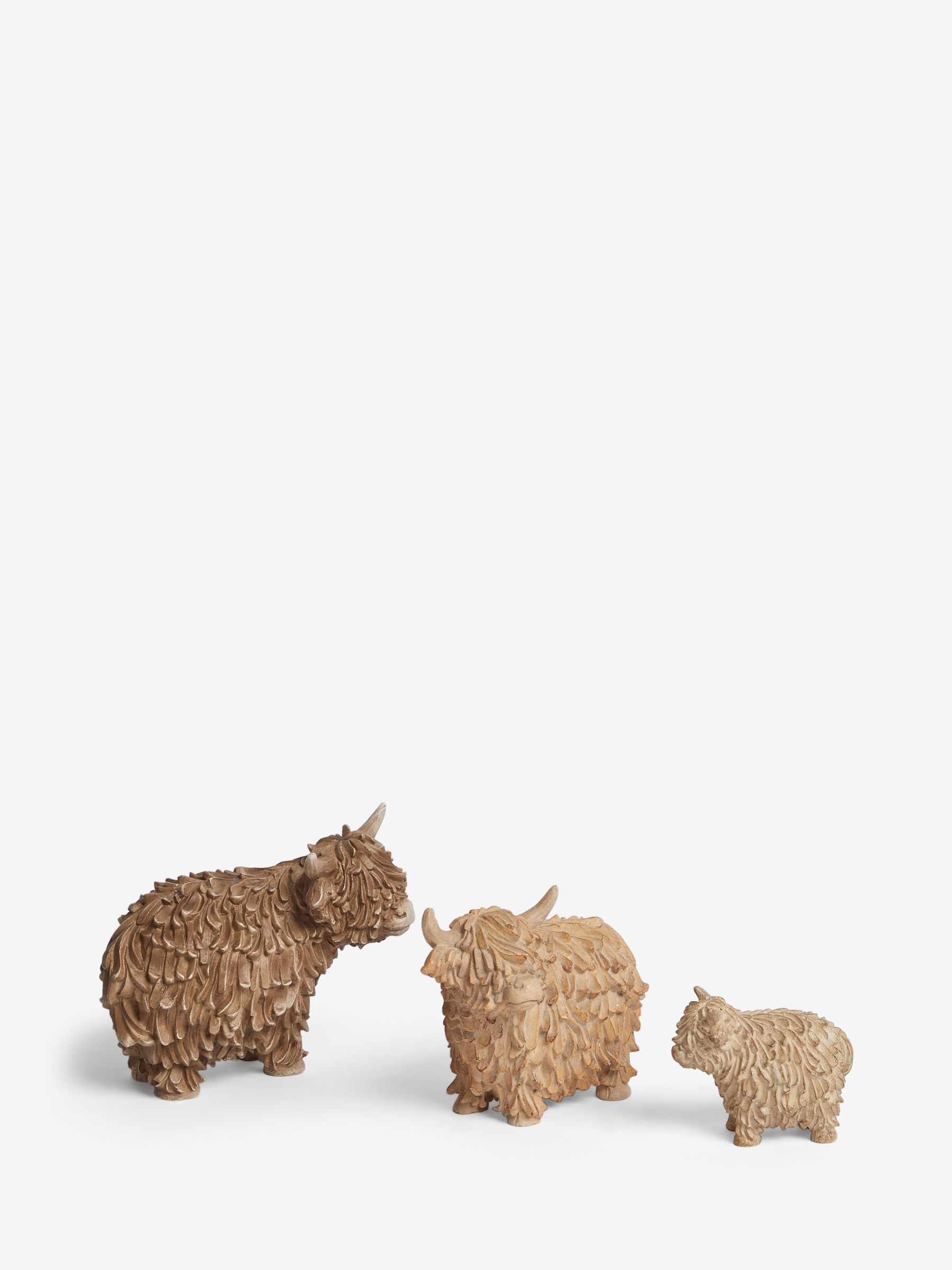 Buy Brown Hamish the Highland Set of 3 Cow from the Next UK online shop