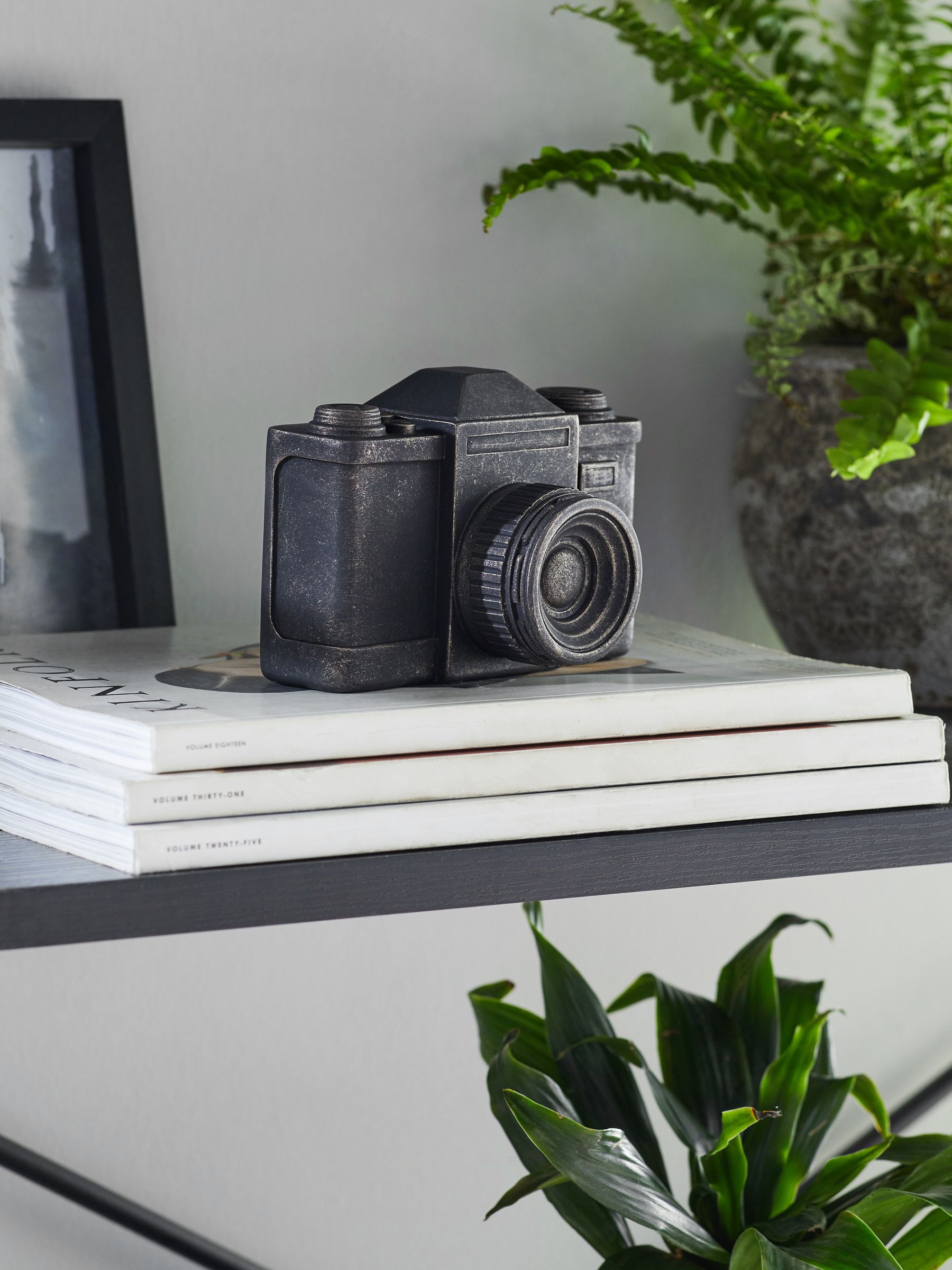 Buy Bronze Black Photography Camera Ornament from the Next UK online shop