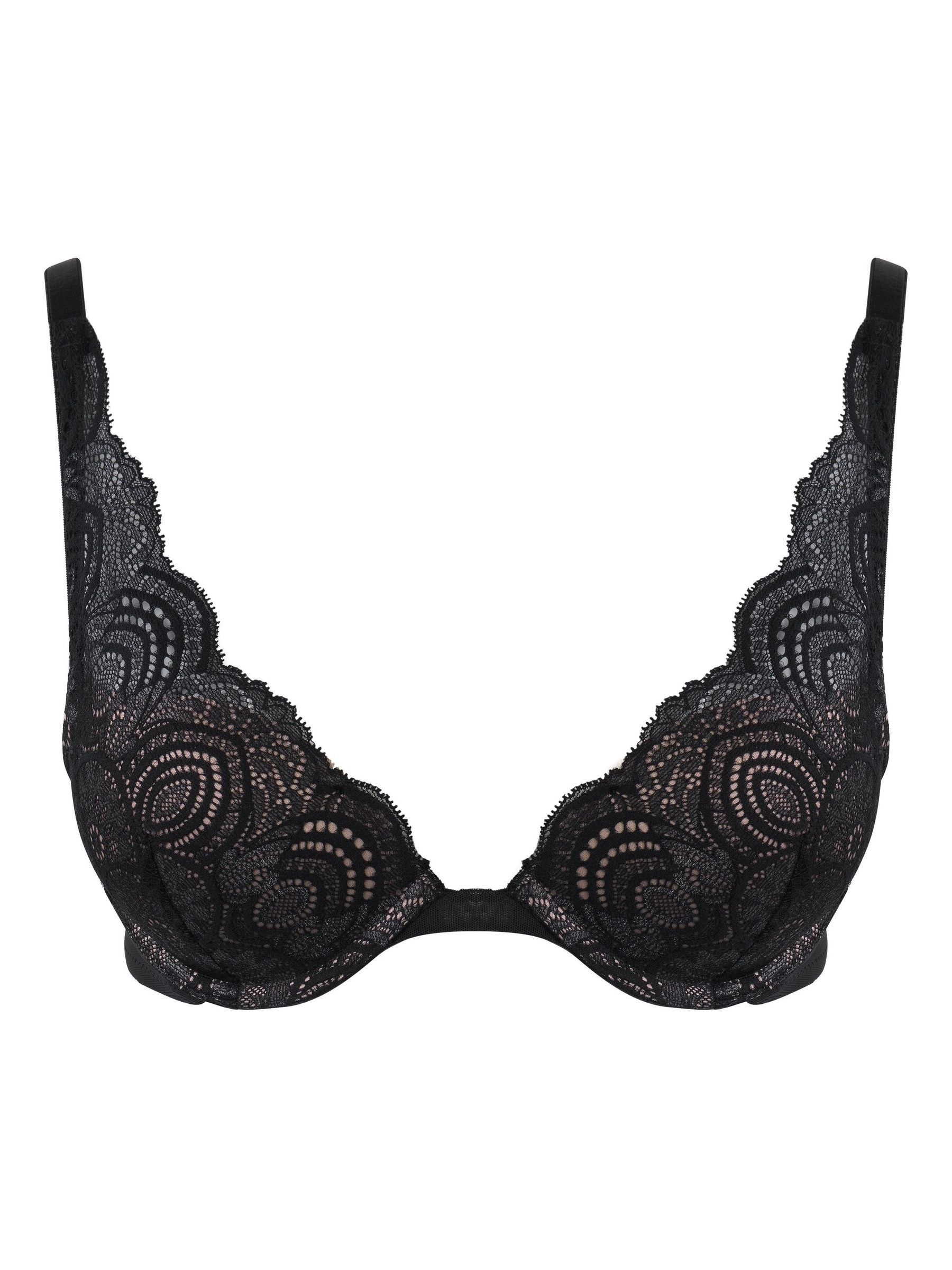 Buy Wonderbra Refined Glamour Lace Plunge Push Up Bra from the Next UK ...