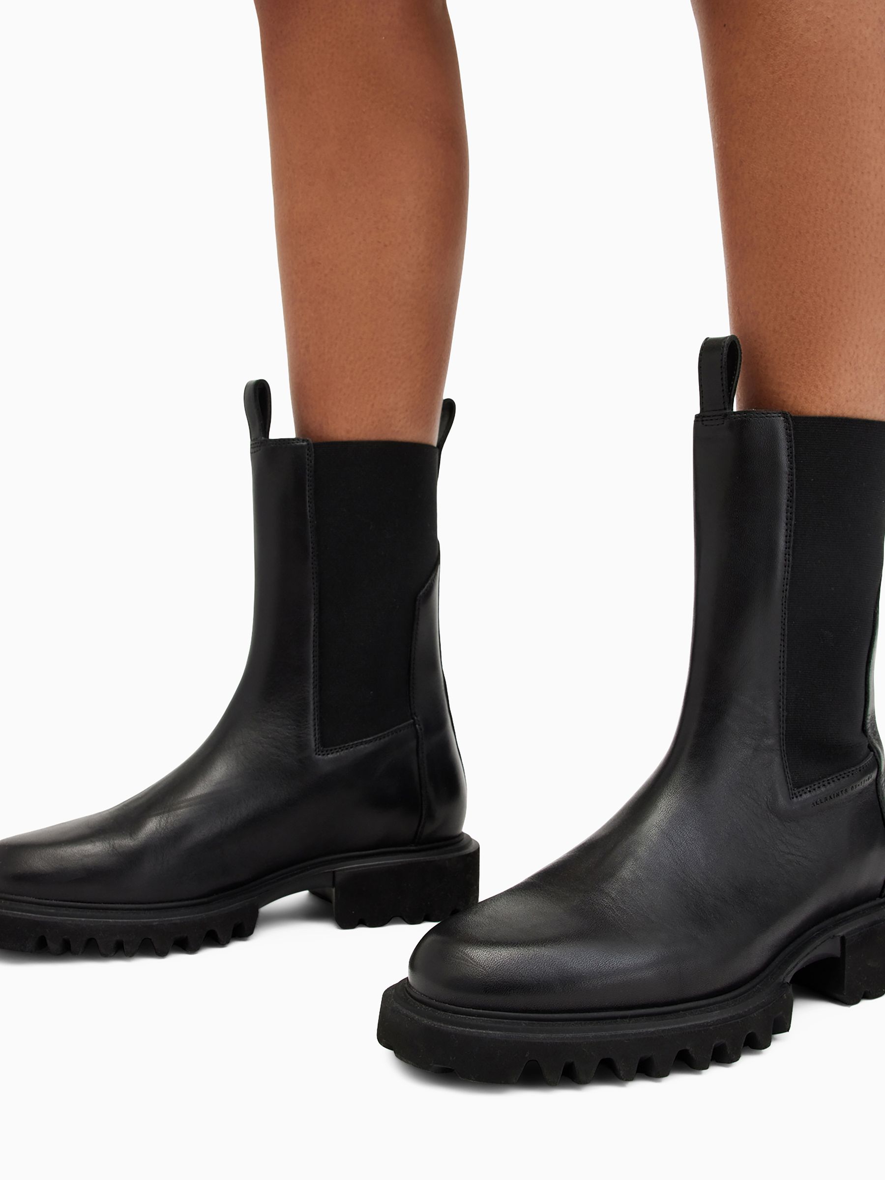 Buy AllSaints Black Hallie Boots from the Next UK online shop