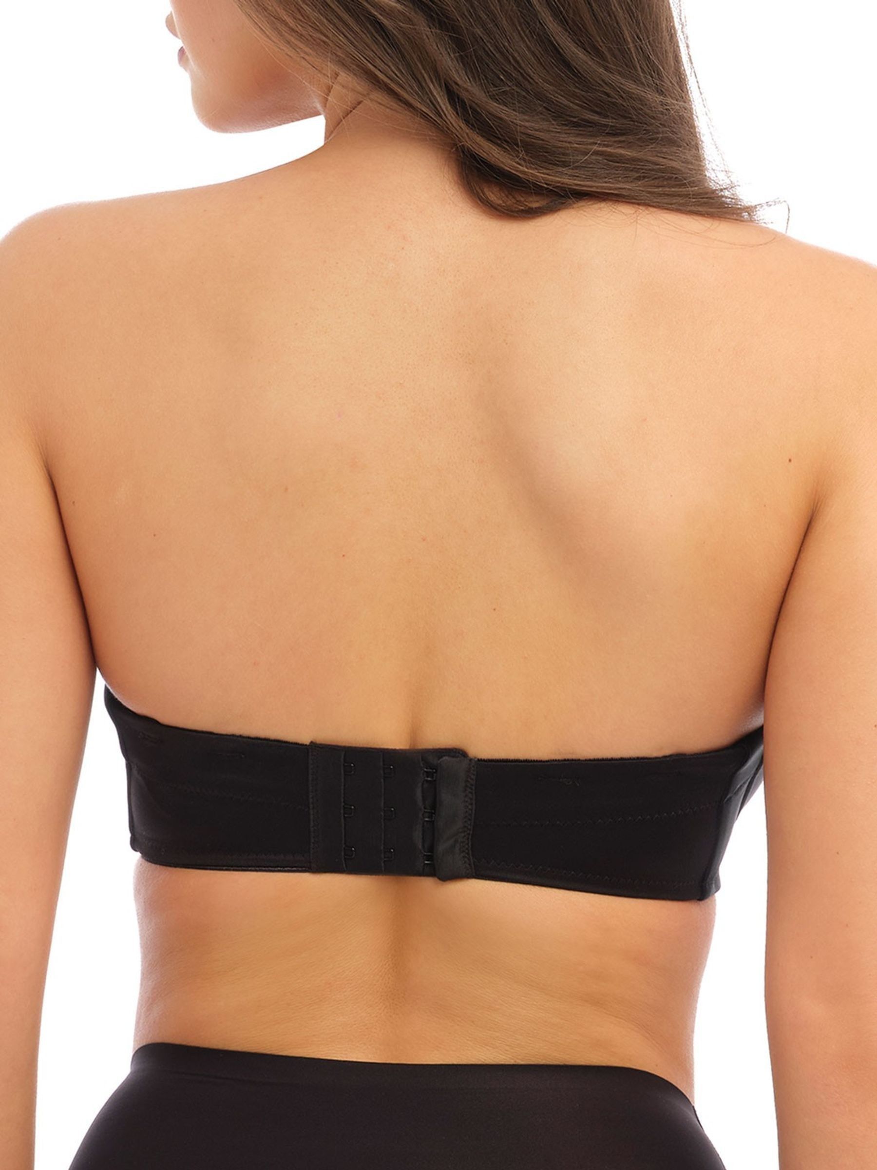 Buy Fantasie Black Strapless Smoothing Underwire Seamless Bra from the ...