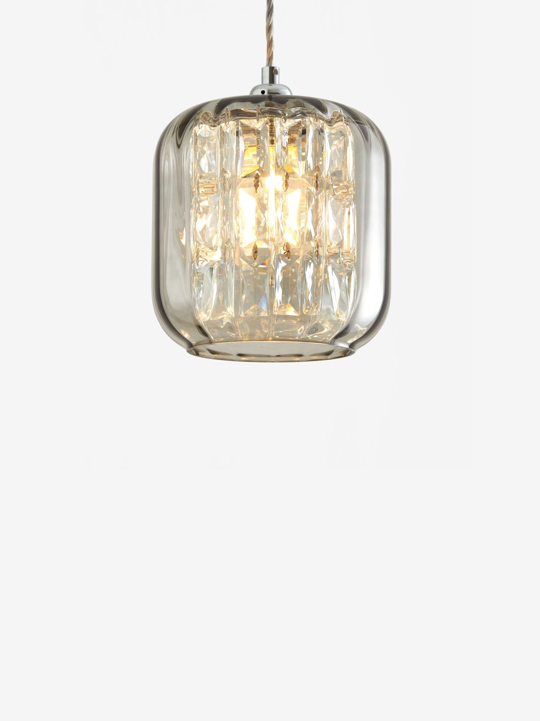 Buy Smoke Grey Chelsea Easy Fit Pendant Lamp Shade from the Next UK ...