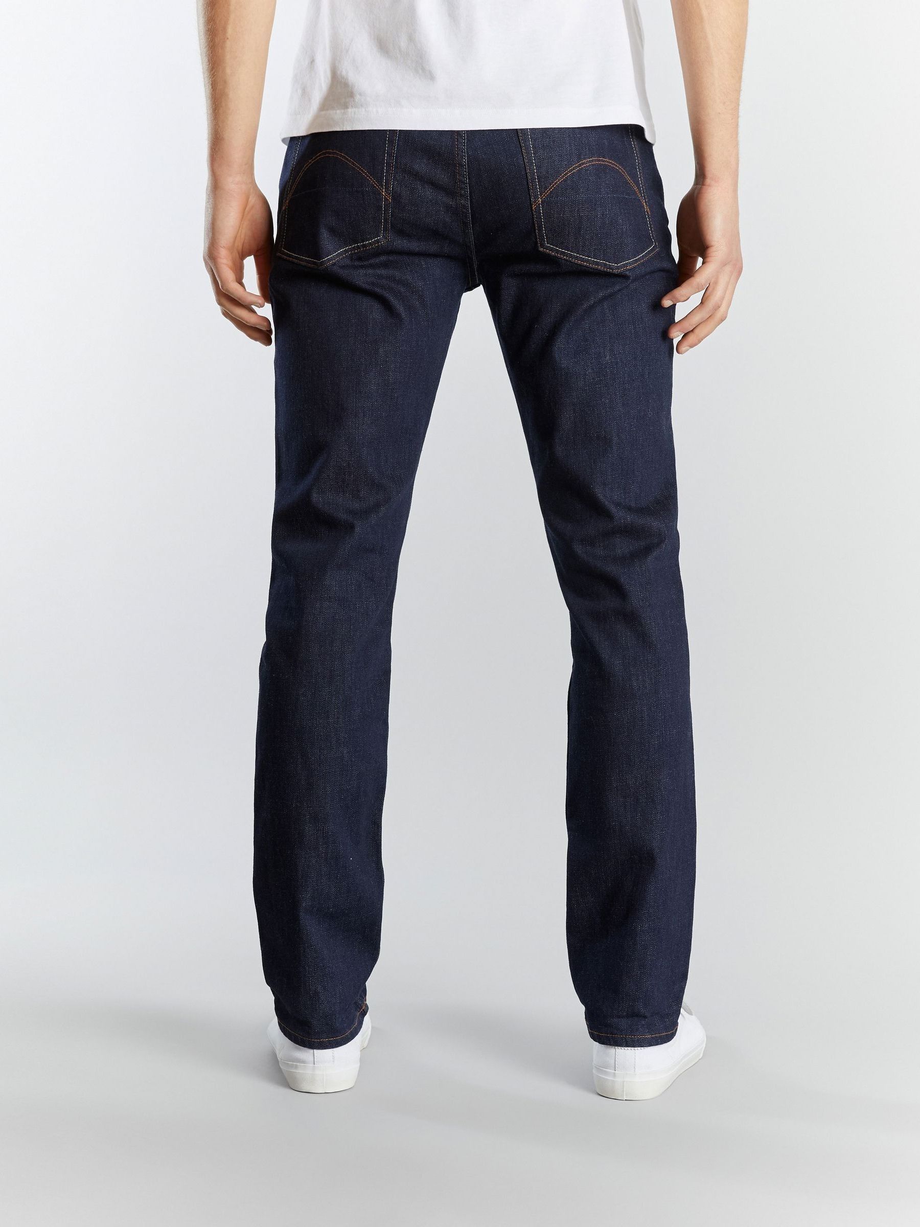 Buy Pretty Green Denim Rinse Slim Fit Erwood Jeans from the Next UK ...