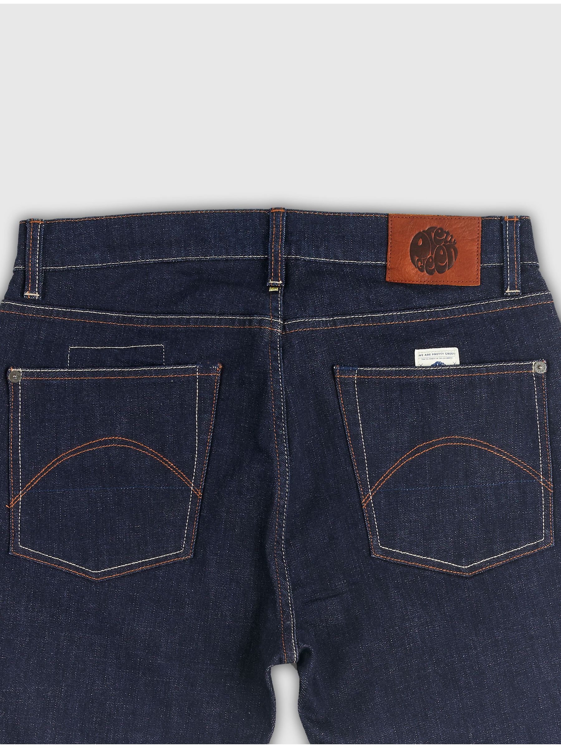 Buy Pretty Green Denim Rinse Slim Fit Erwood Jeans from the Next UK ...