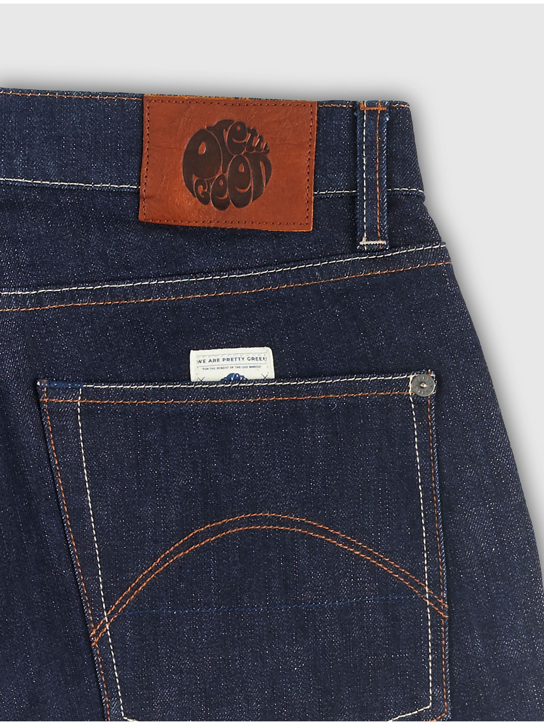 Buy Pretty Green Denim Rinse Slim Fit Erwood Jeans from the Next UK ...