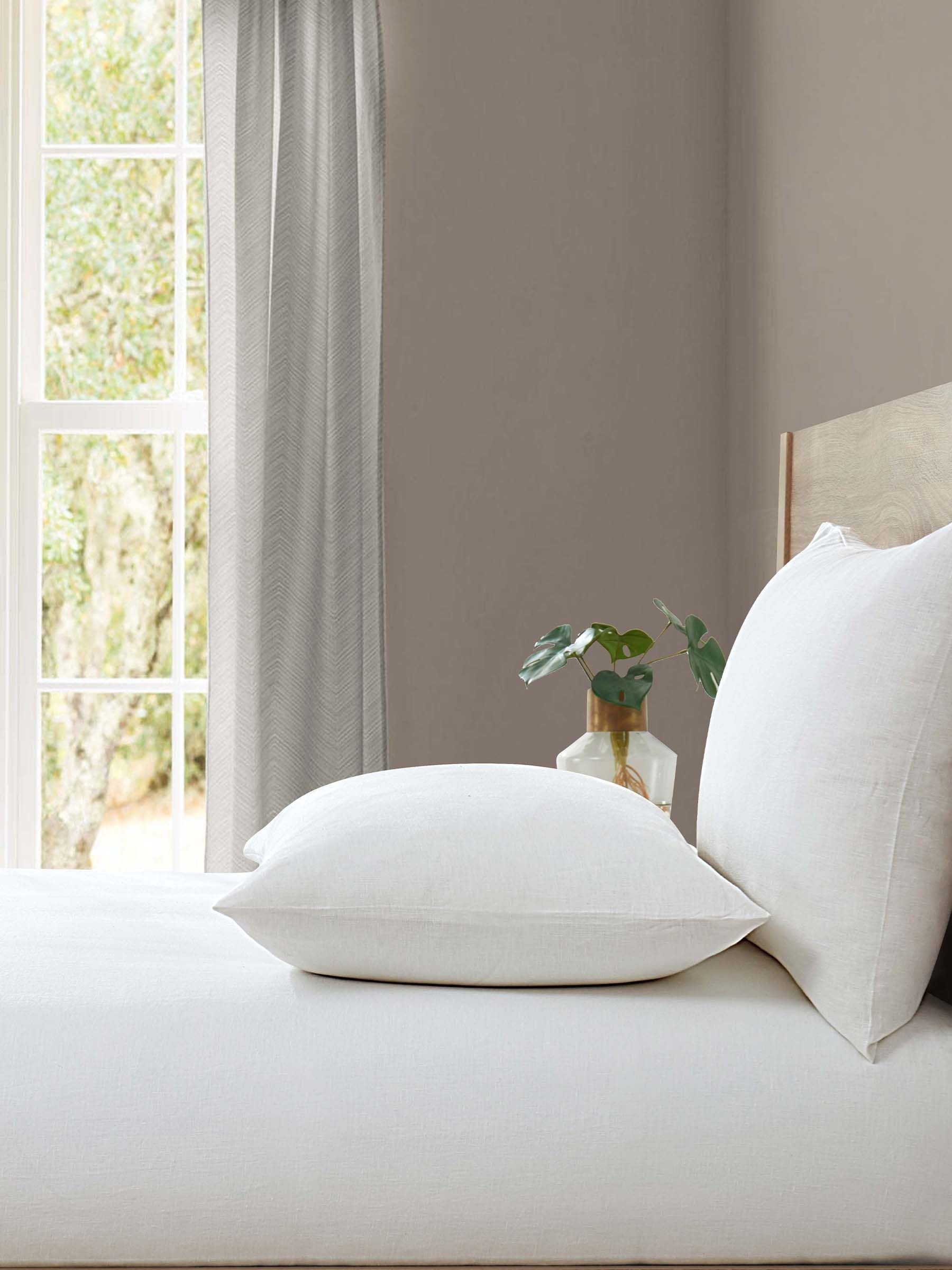 Buy Lazy Linen White Washed 100% Linen Fitted Sheet from the Next UK ...