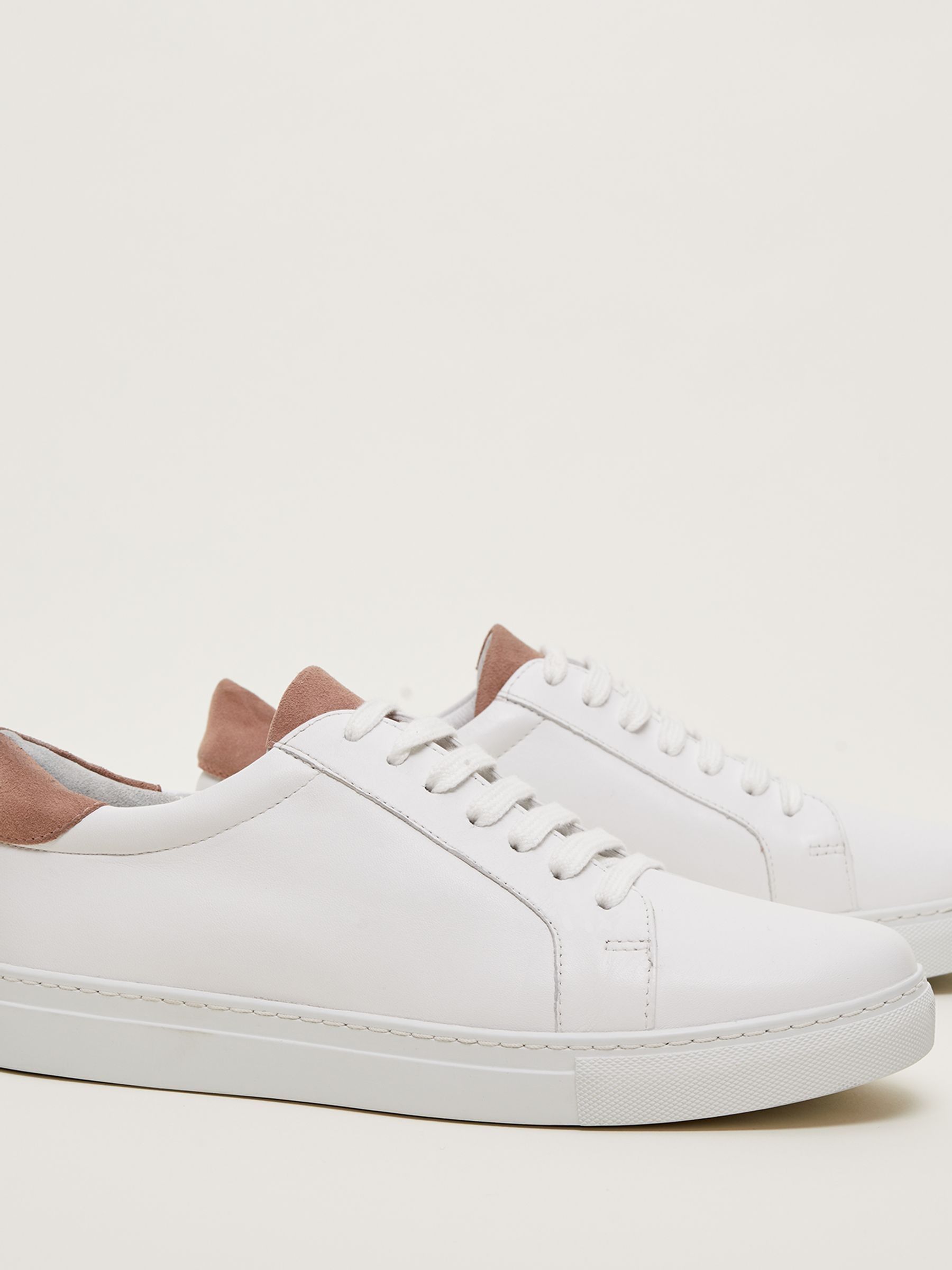 Buy Phase Eight White Tab Trainers from the Next UK online shop