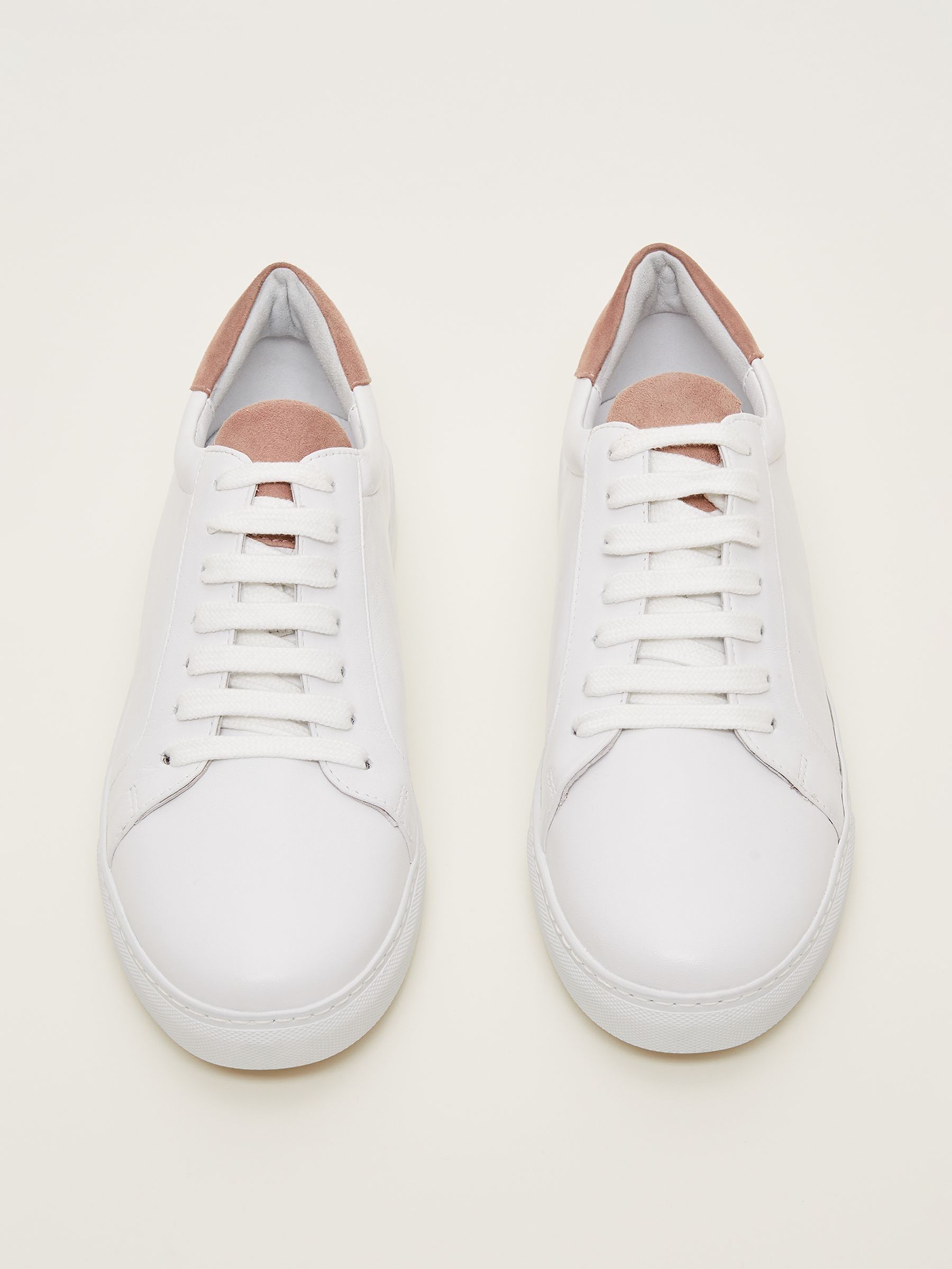 Buy Phase Eight White Tab Trainers from the Next UK online shop