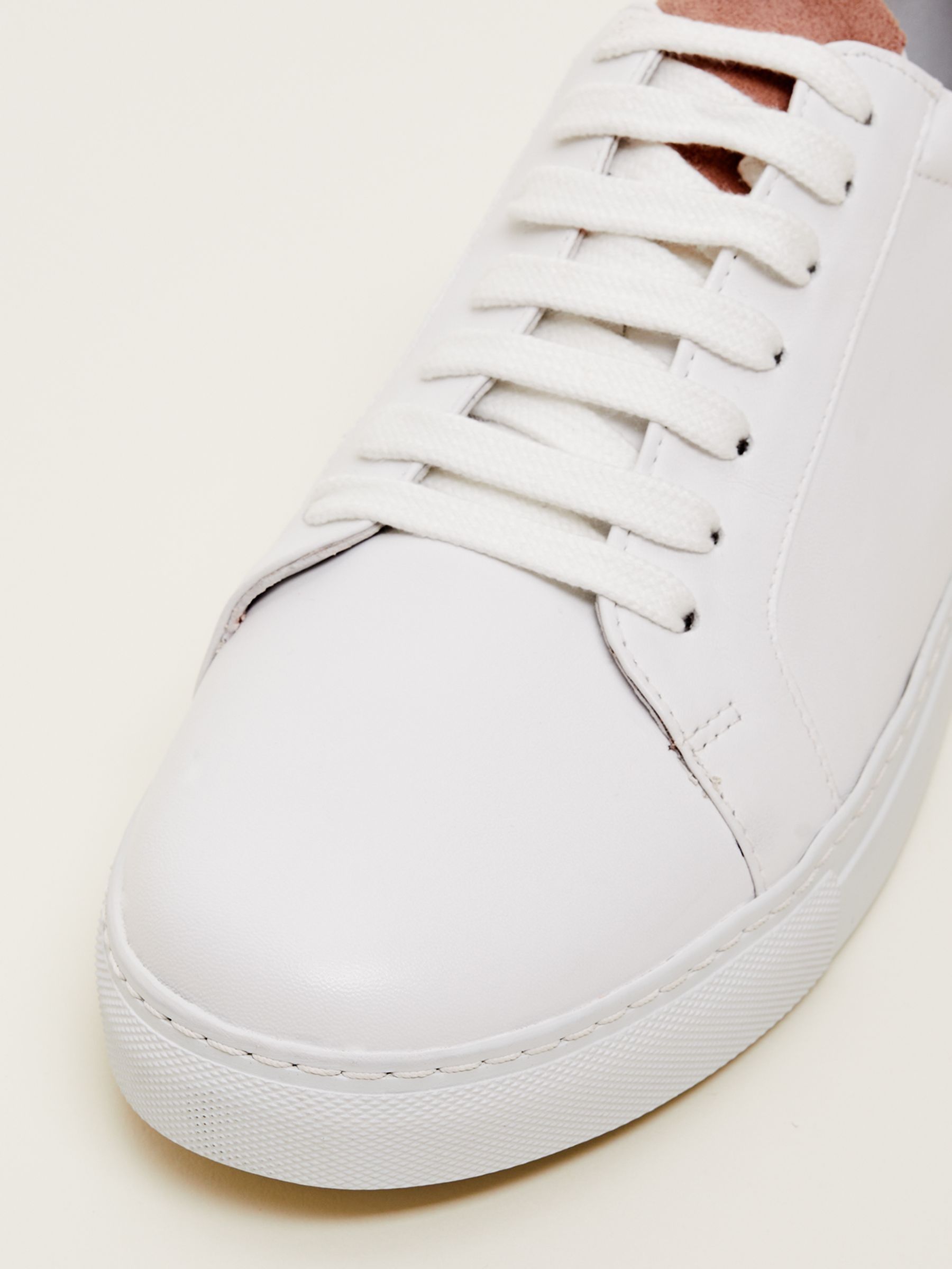 Buy Phase Eight White Tab Trainers from the Next UK online shop