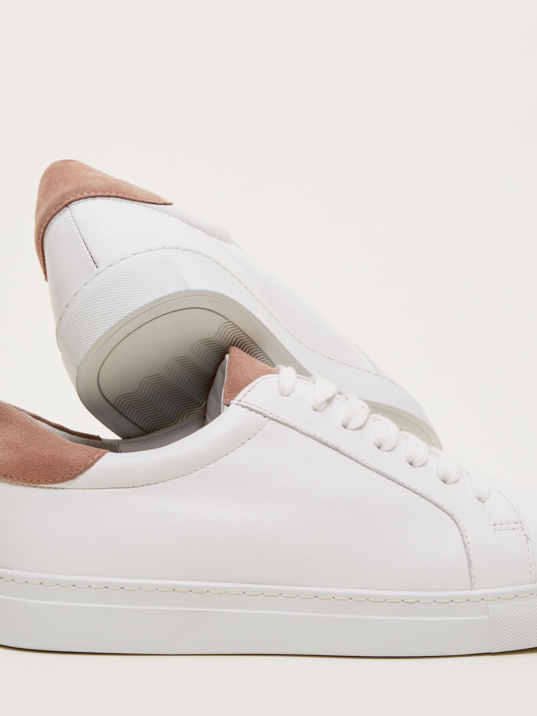 Buy Phase Eight White Tab Trainers from the Next UK online shop