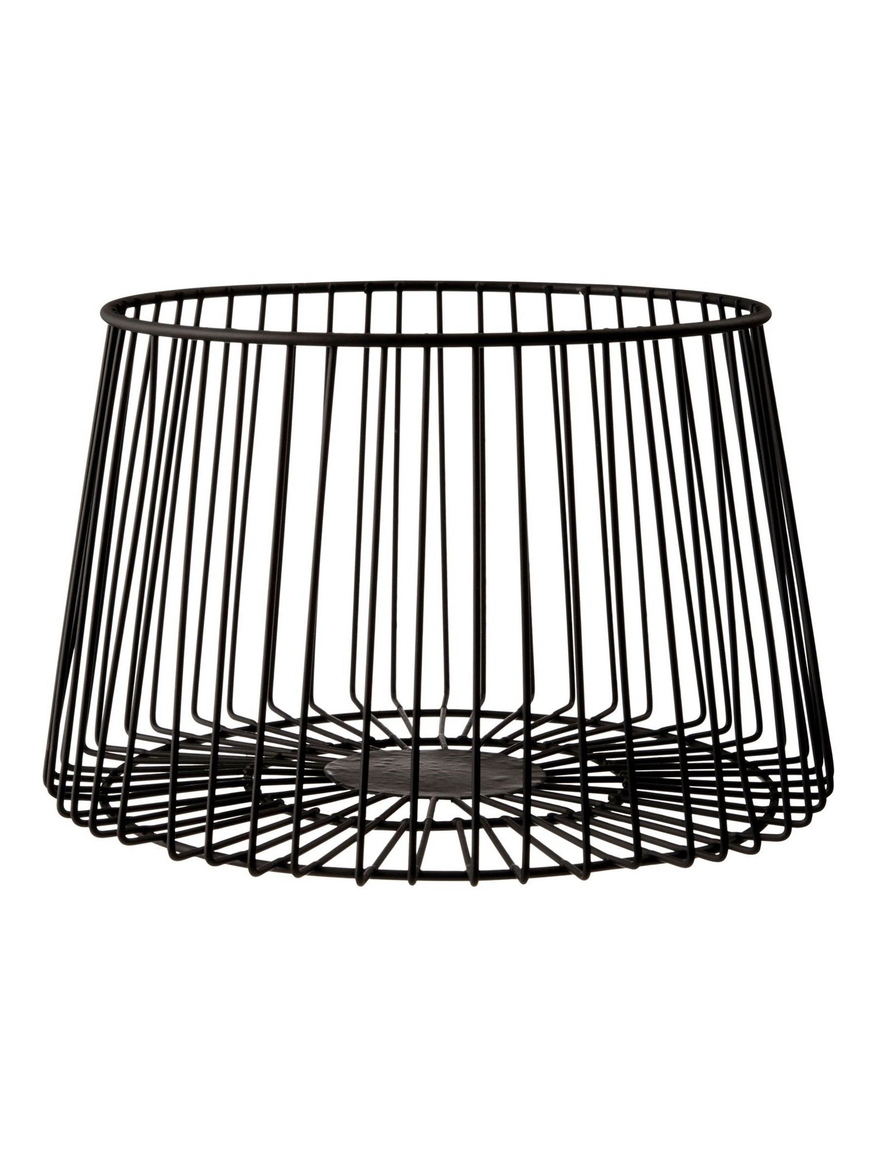 Buy Interiors by Premier Black Matte Black Vertex Deco Fruit Basket ...