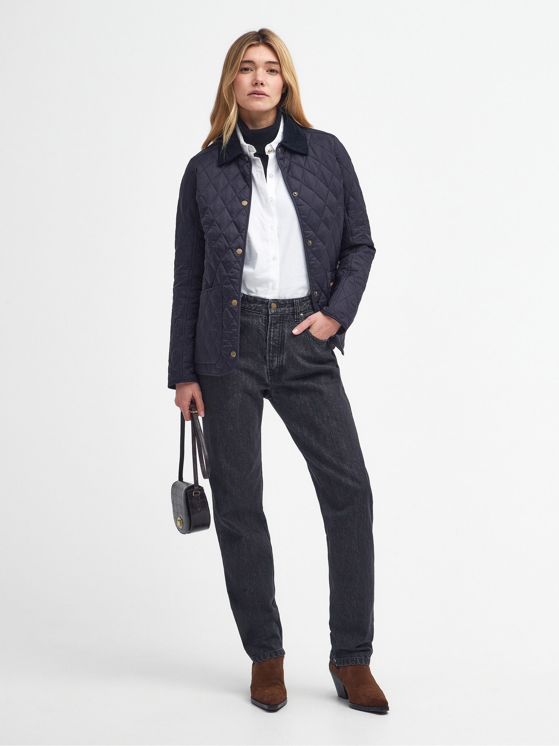 Buy Barbour® Navy Annandale Quilted Jacket from the Next UK online shop