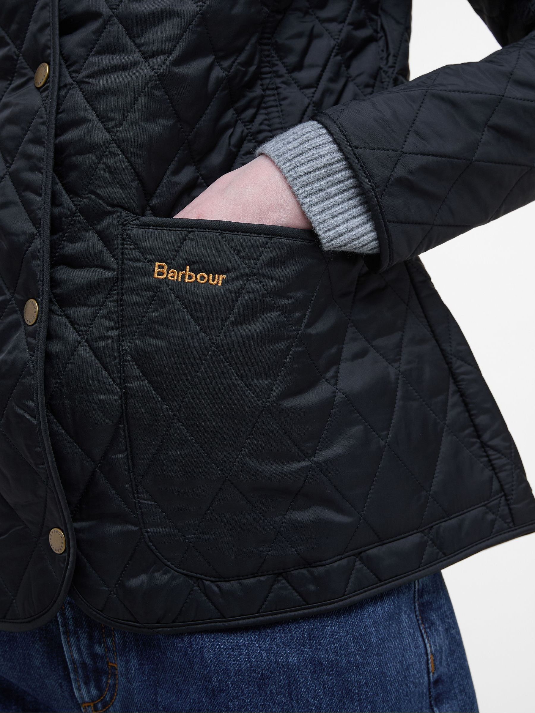 Buy Barbour® Black Annandale Quilted Jacket from Next Australia