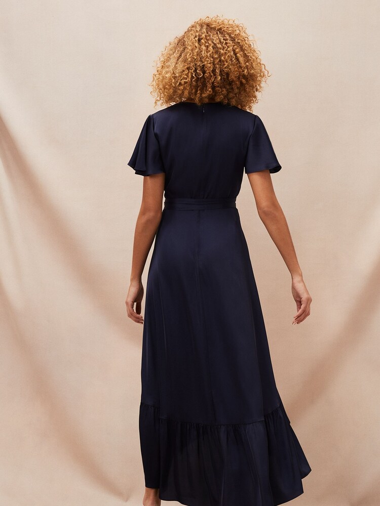 Buy Phase Eight Blue Nancie Elipse Hem Dress from the Next UK online shop