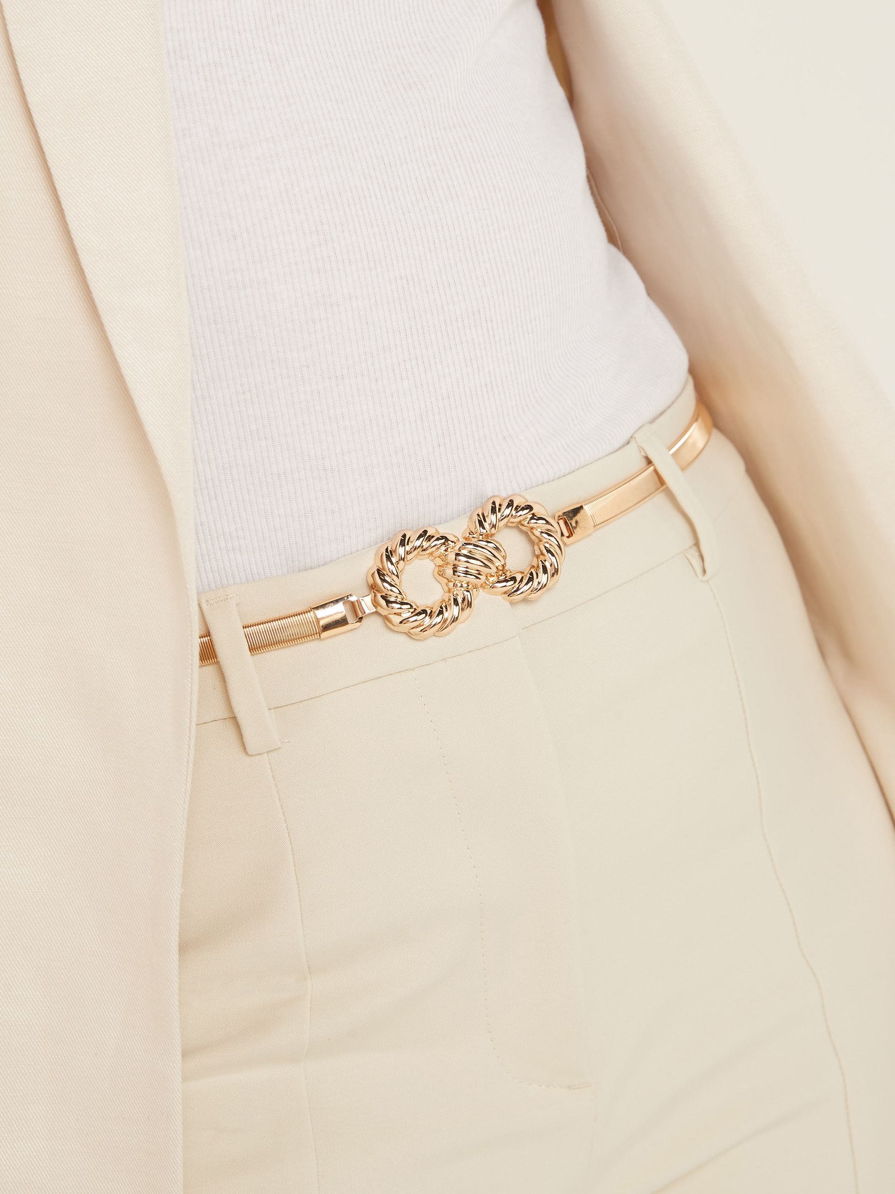 Buy Gold Skinny Stretch Chain Belt from the Next UK online shop