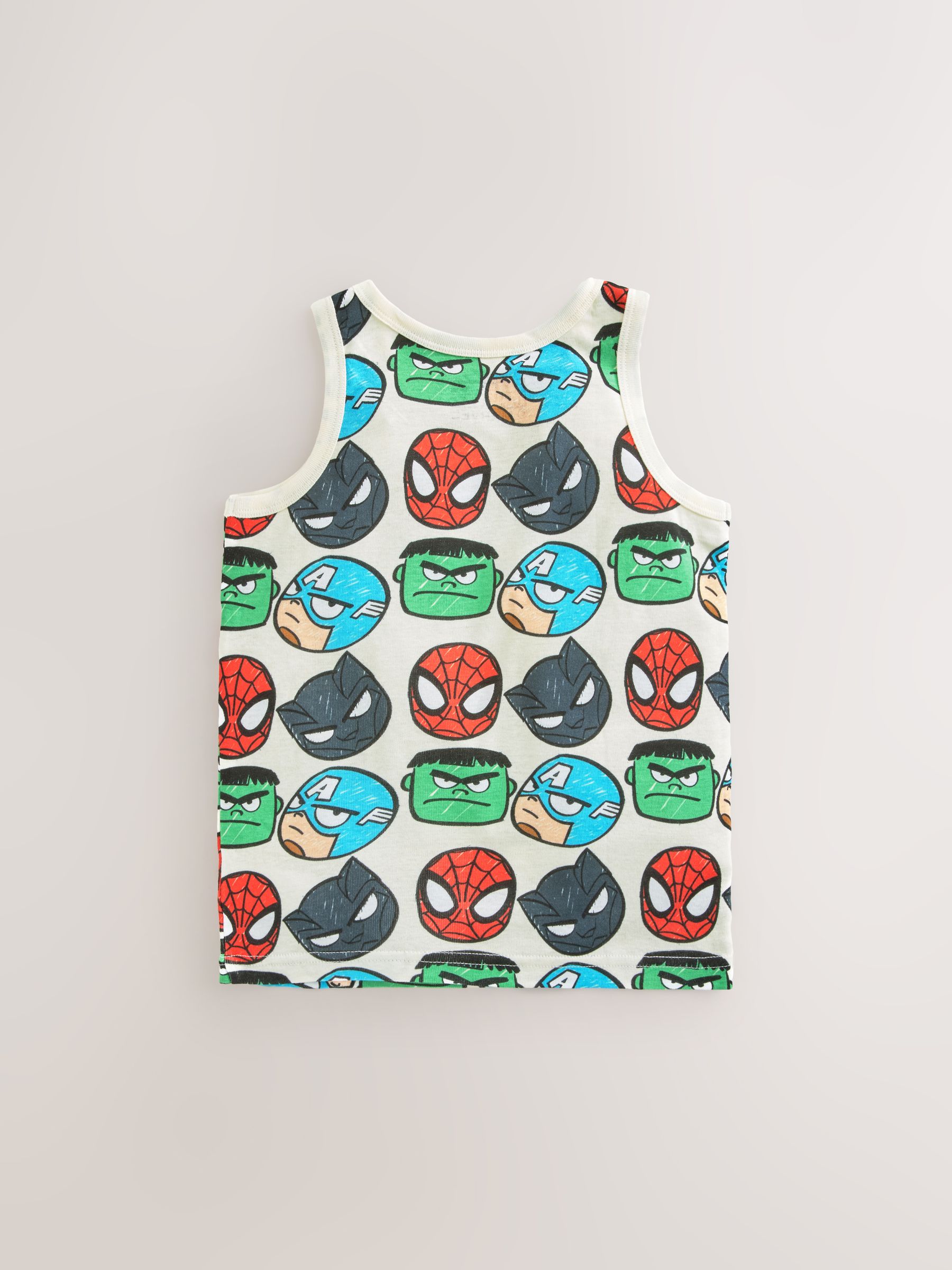 Buy Multi Marvel 100% Cotton Vests 3 Pack (1.5-12yrs) from Next Singapore