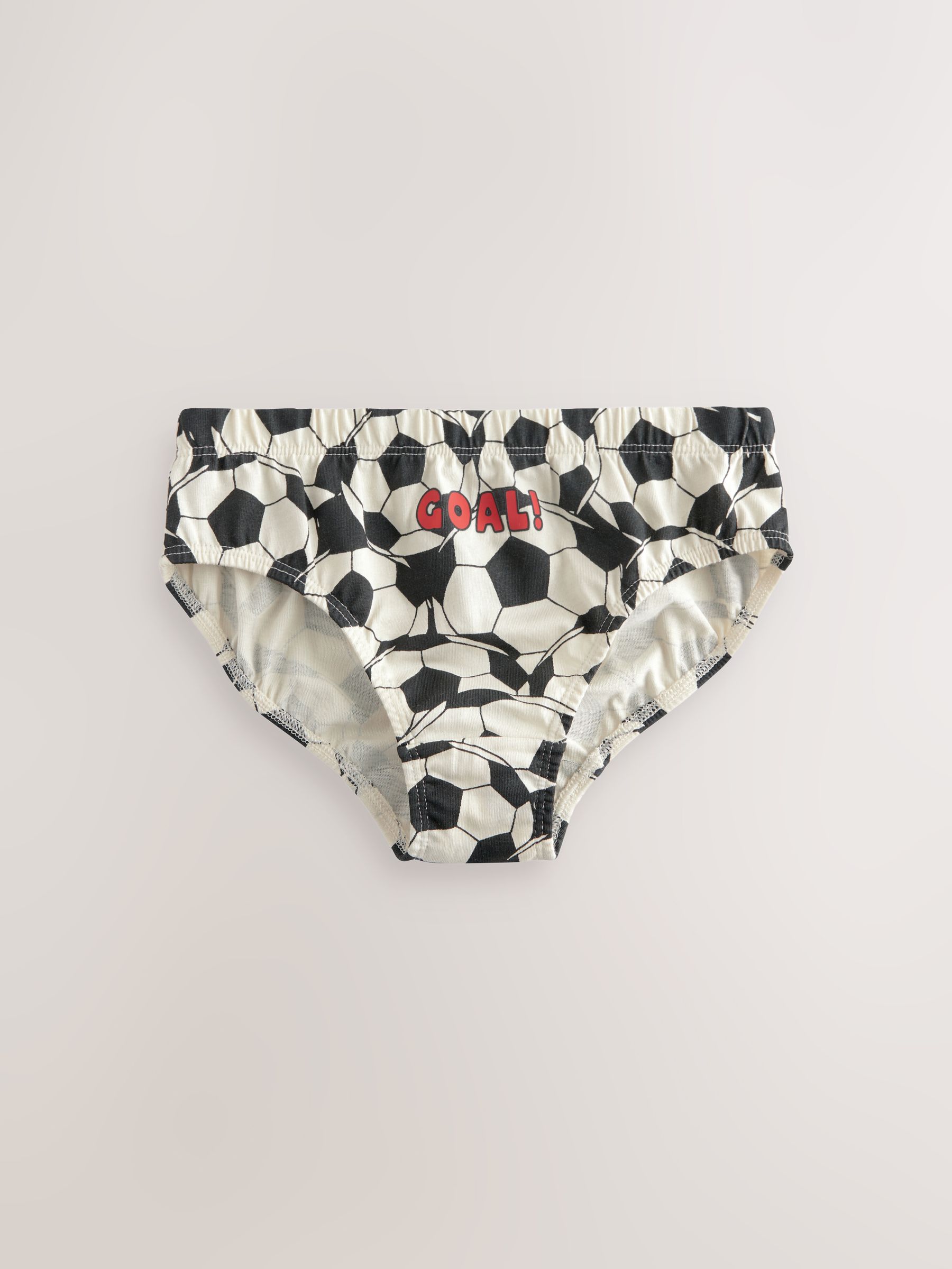 Buy Red/Blue Football Cotton Printed Briefs 5 Pack (1.5-10yrs) from the ...
