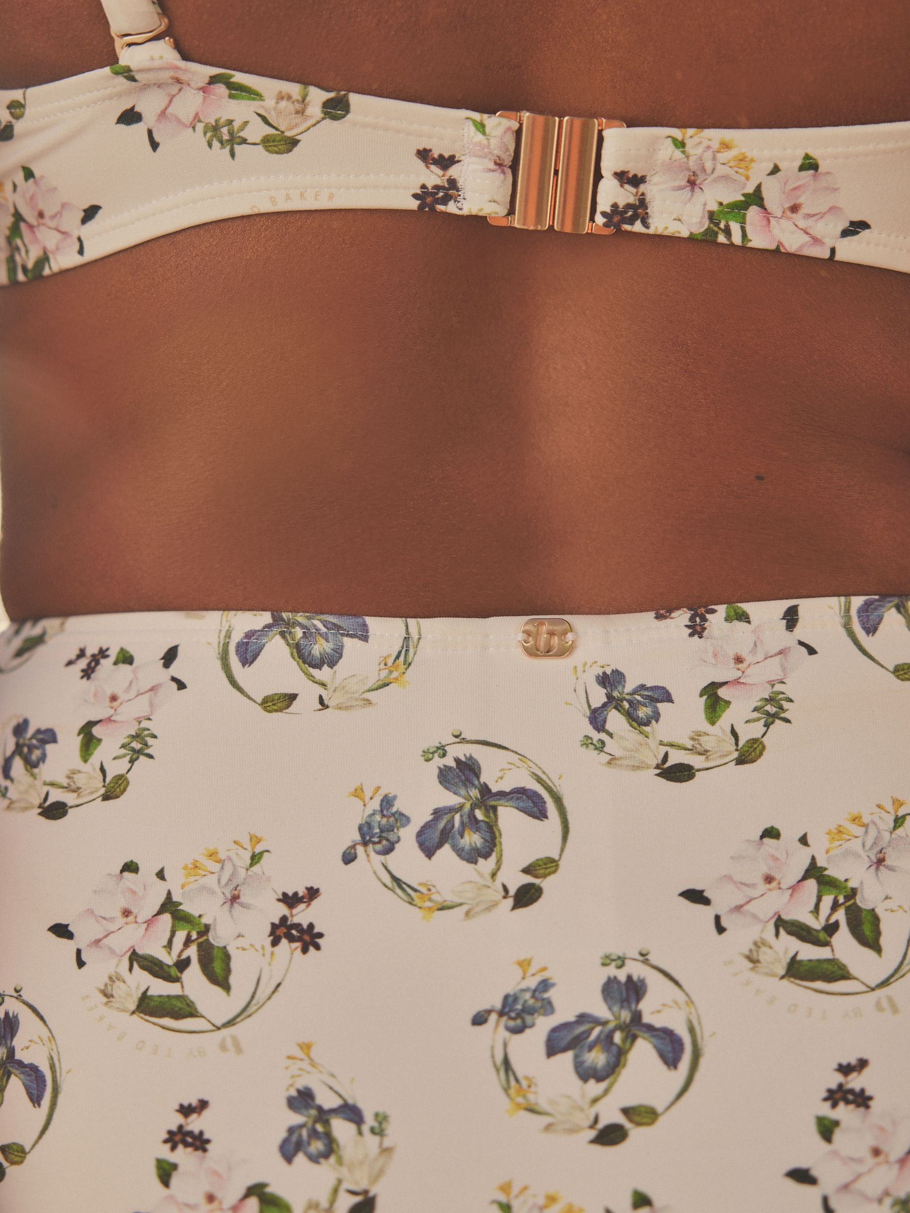 Buy B by Ted Baker White Floral Print Bikini Briefs from the Next UK ...