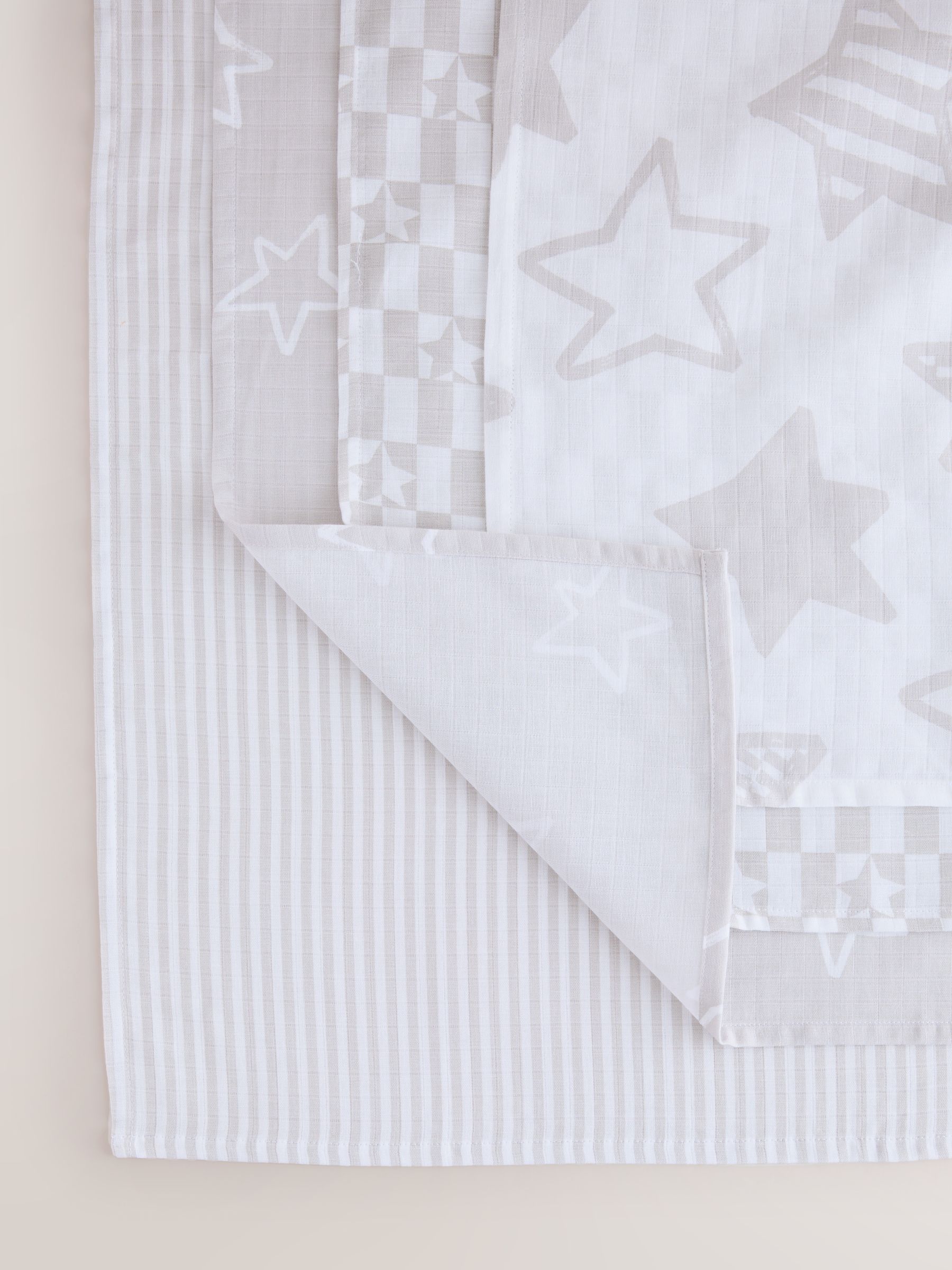 Buy Grey Star Baby Muslins Cloths 4 Pack from the Next UK online shop