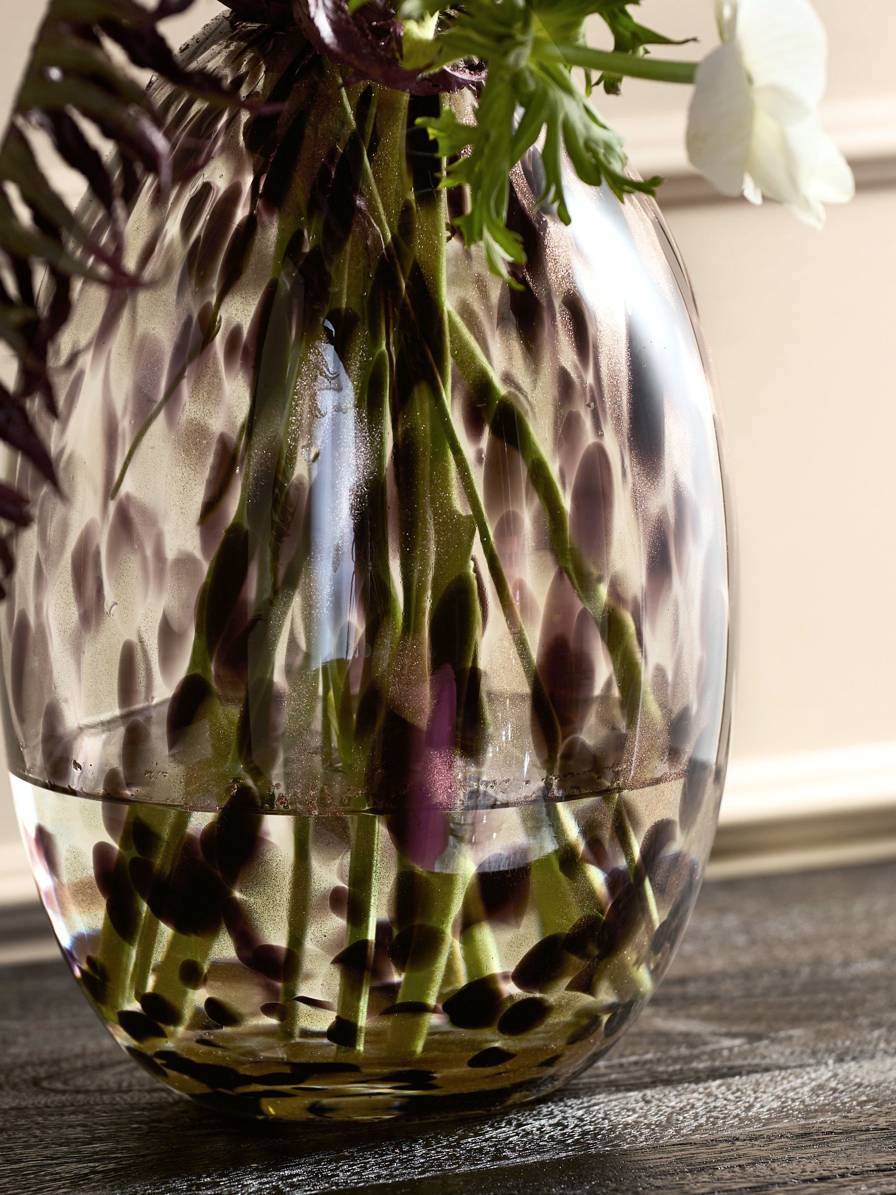 Buy Black/Gold Medium Confetti Glass Flower Vase from the Next UK ...