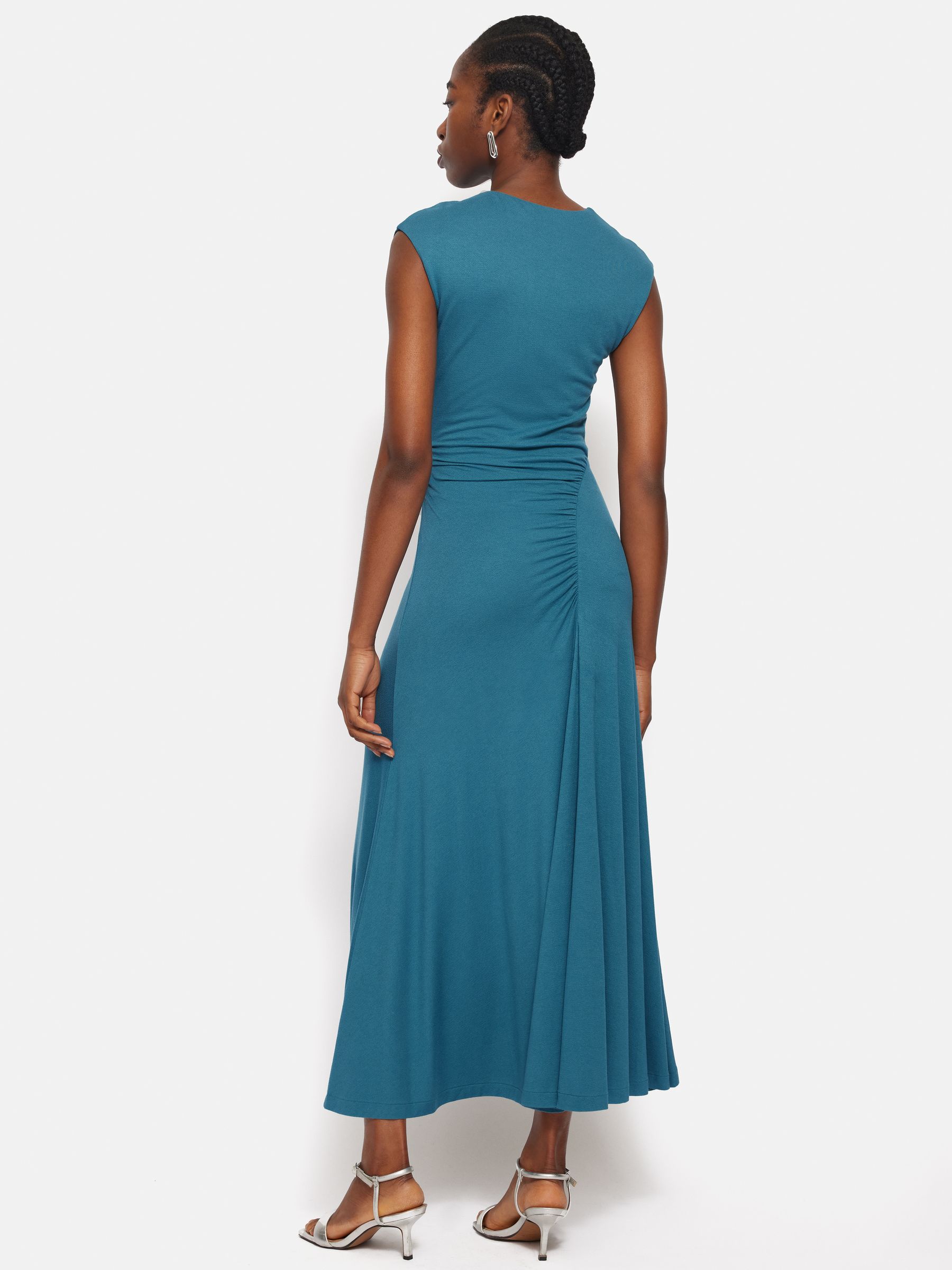 Buy Jigsaw Blue Slash Neck Dress from the Next UK online shop