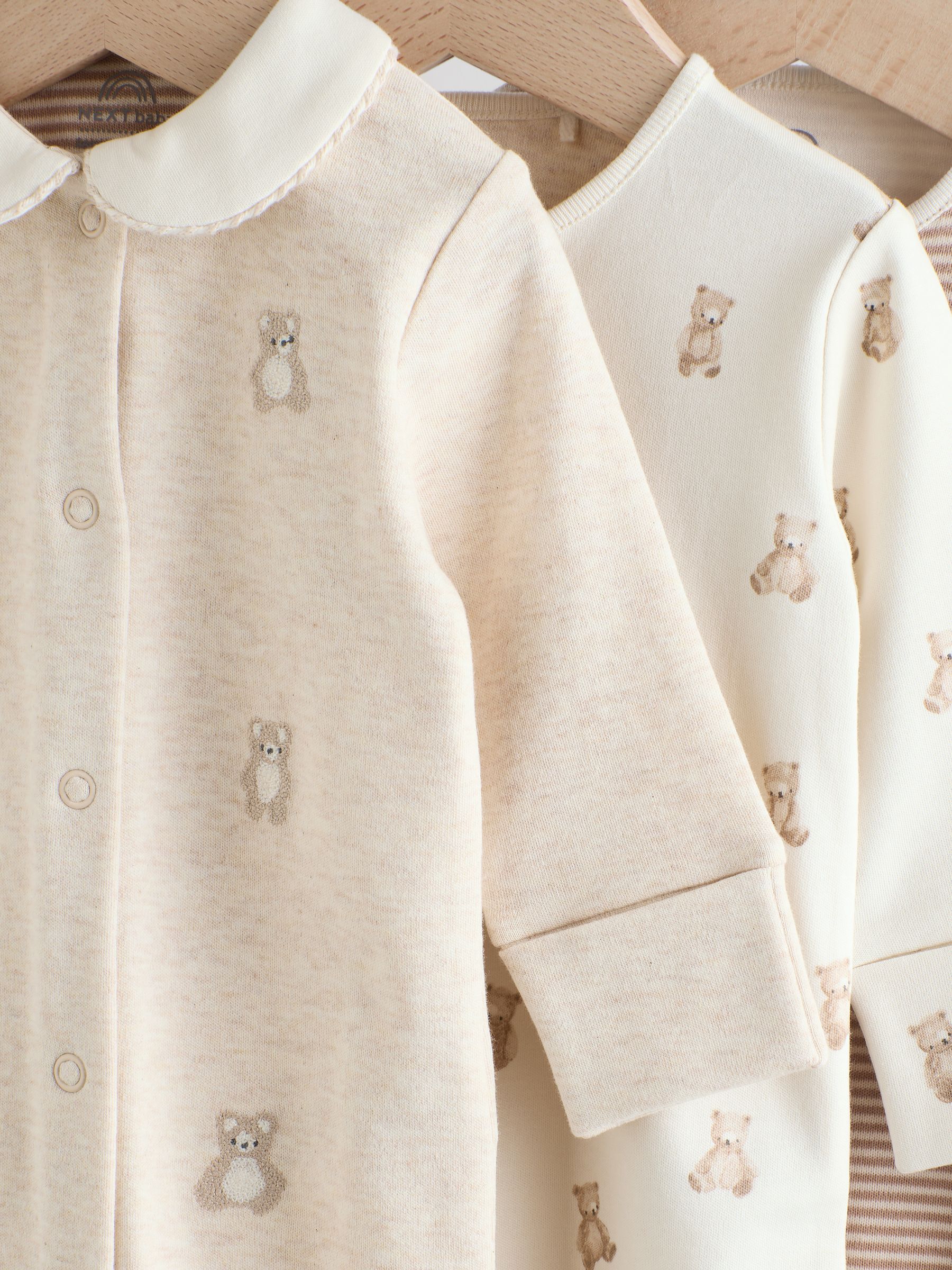 Buy Neutral Baby Sleepsuits 3 Pack (0-2yrs) from the Next UK online shop