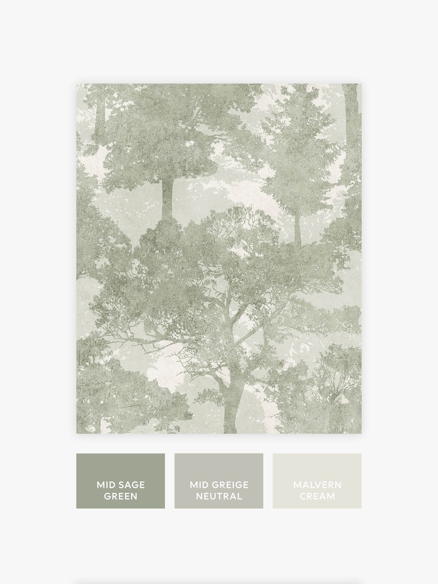 Buy Sage Trailing Trees 10M Wallpaper from the Next UK online shop