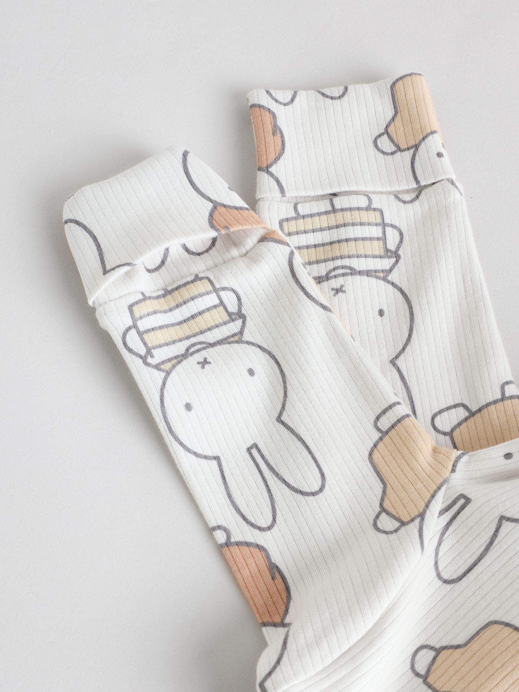 Buy Neutral Miffy Baby Sleepsuits 3 Pack (0mths-2yrs) from the Next UK ...