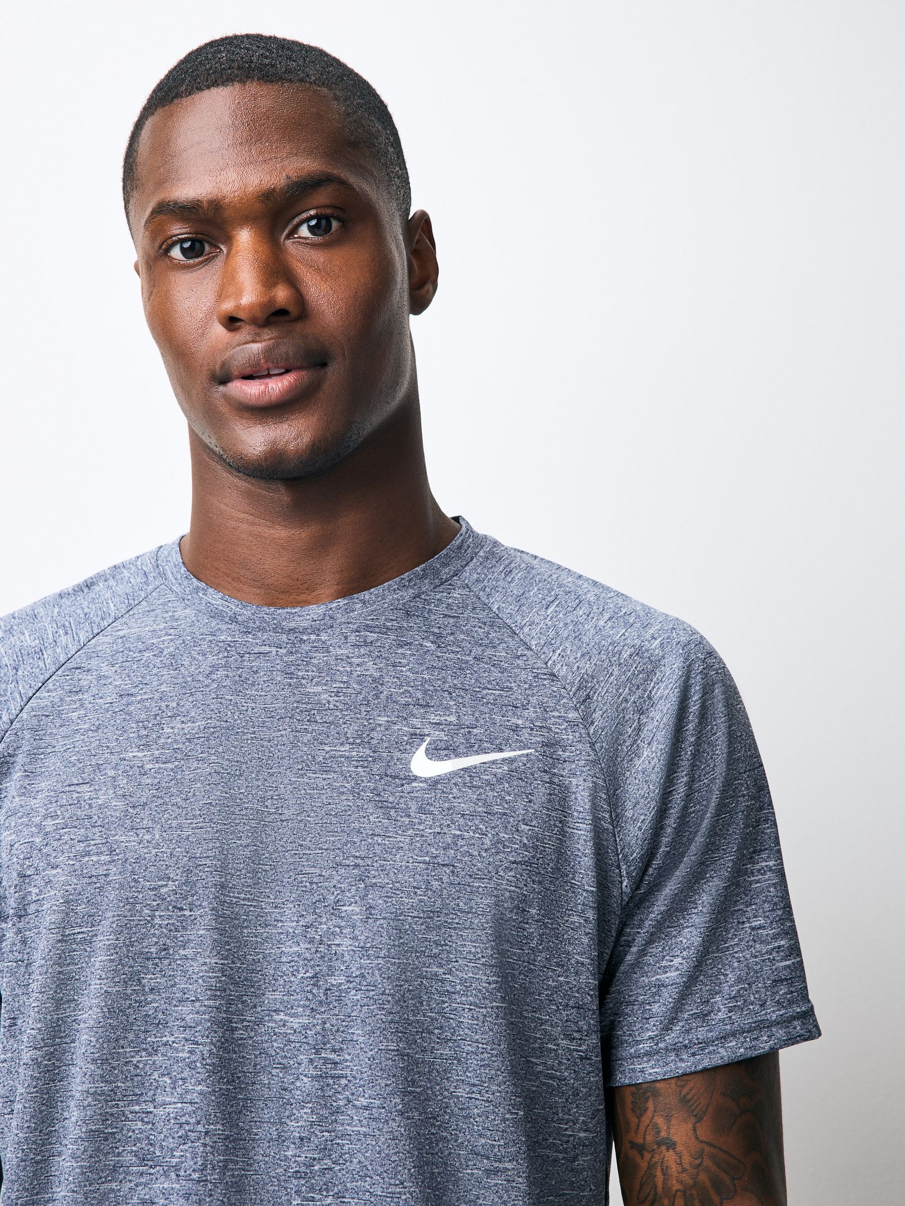 Buy Nike Navy Short Sleeve Hydroguard Rash T-Shirt from the Next UK ...