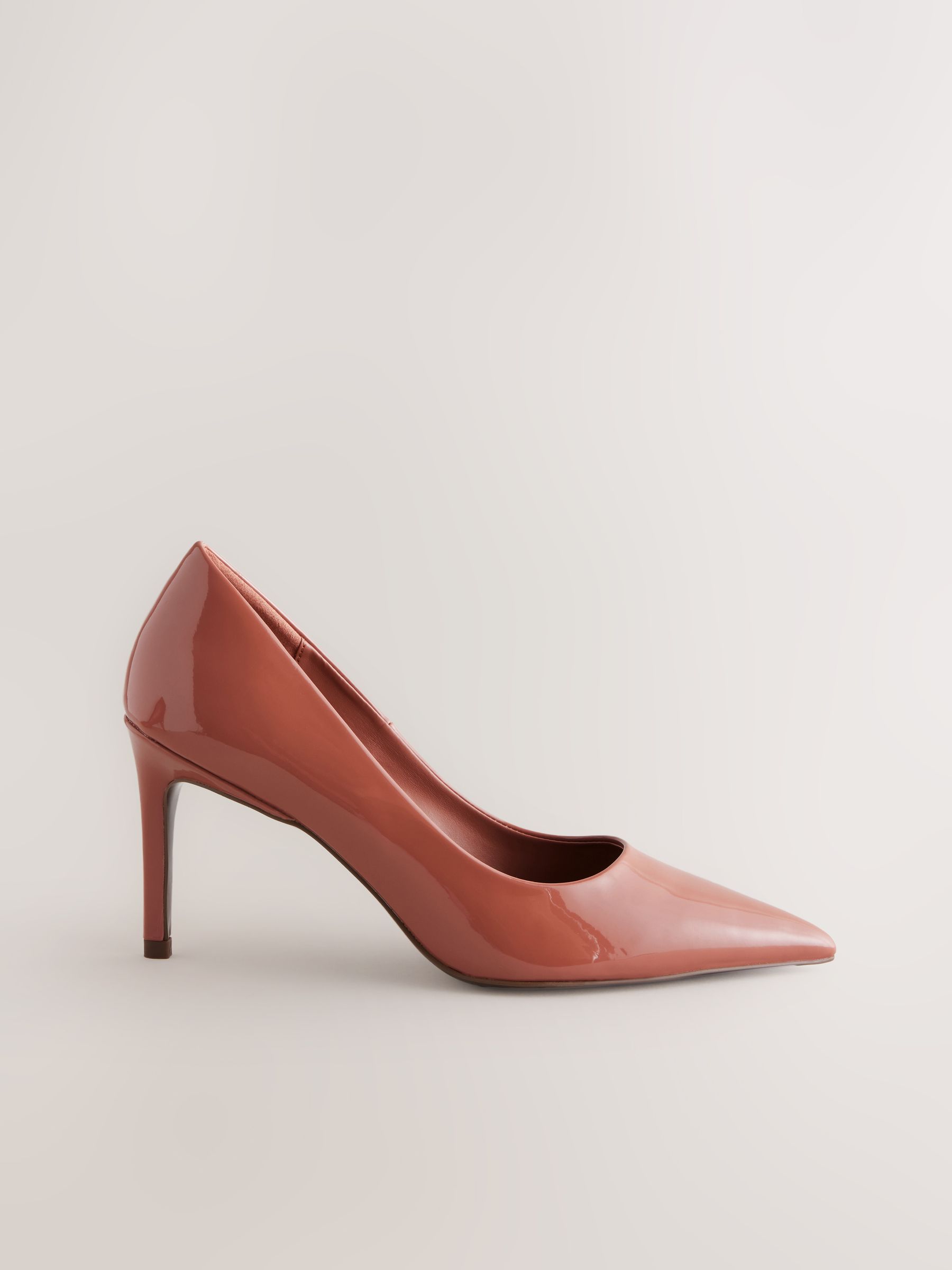 Buy Rose Pink Point Toe Mid Heel Court Shoes from the Next UK online shop
