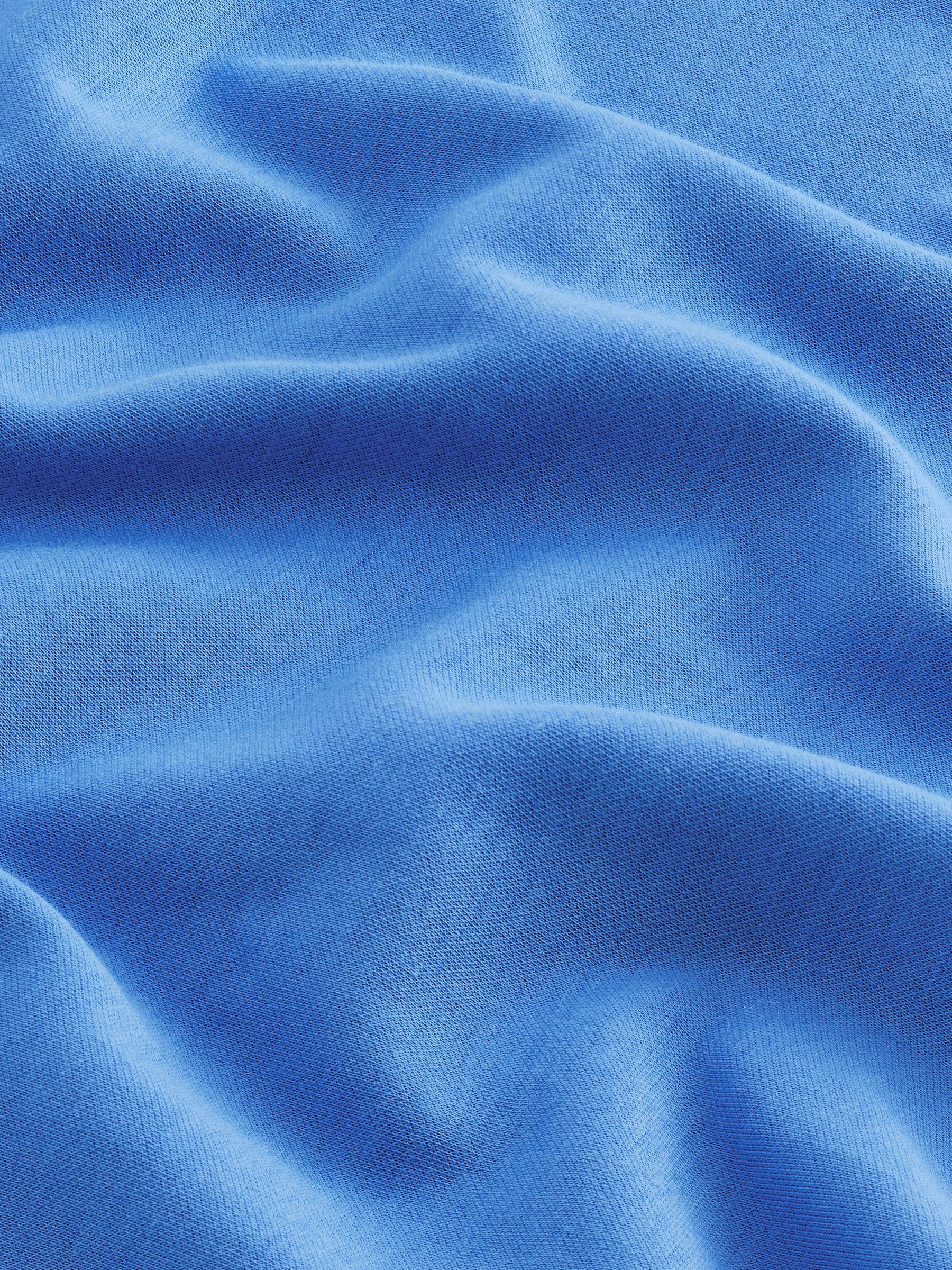 Buy Bright Blue Heavyweight Short Sleeve Crew Neck T-Shirt from the ...