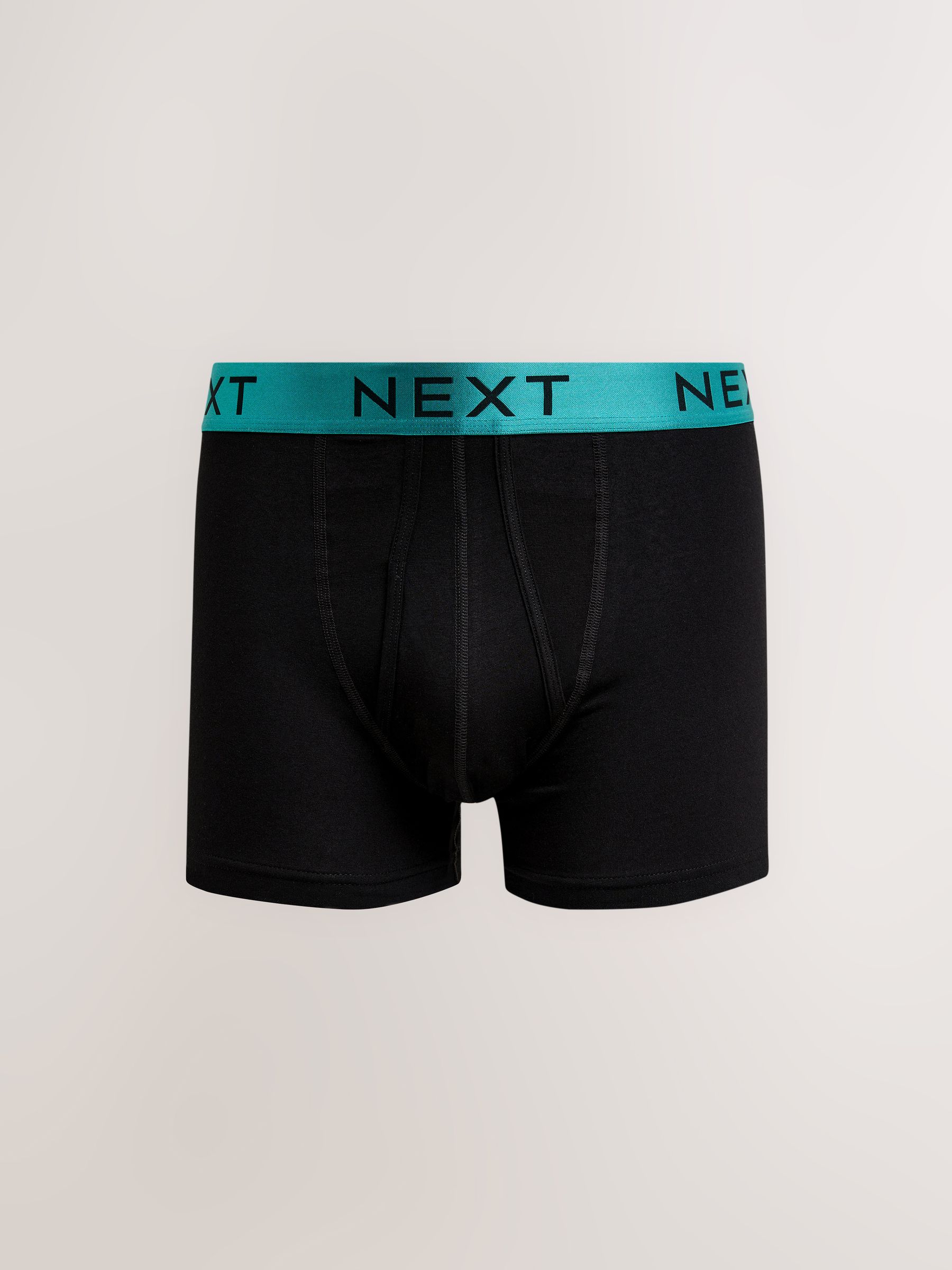 Buy Black Bright Colour Shiny Waistbands A-Front Boxers 10 Pack from ...