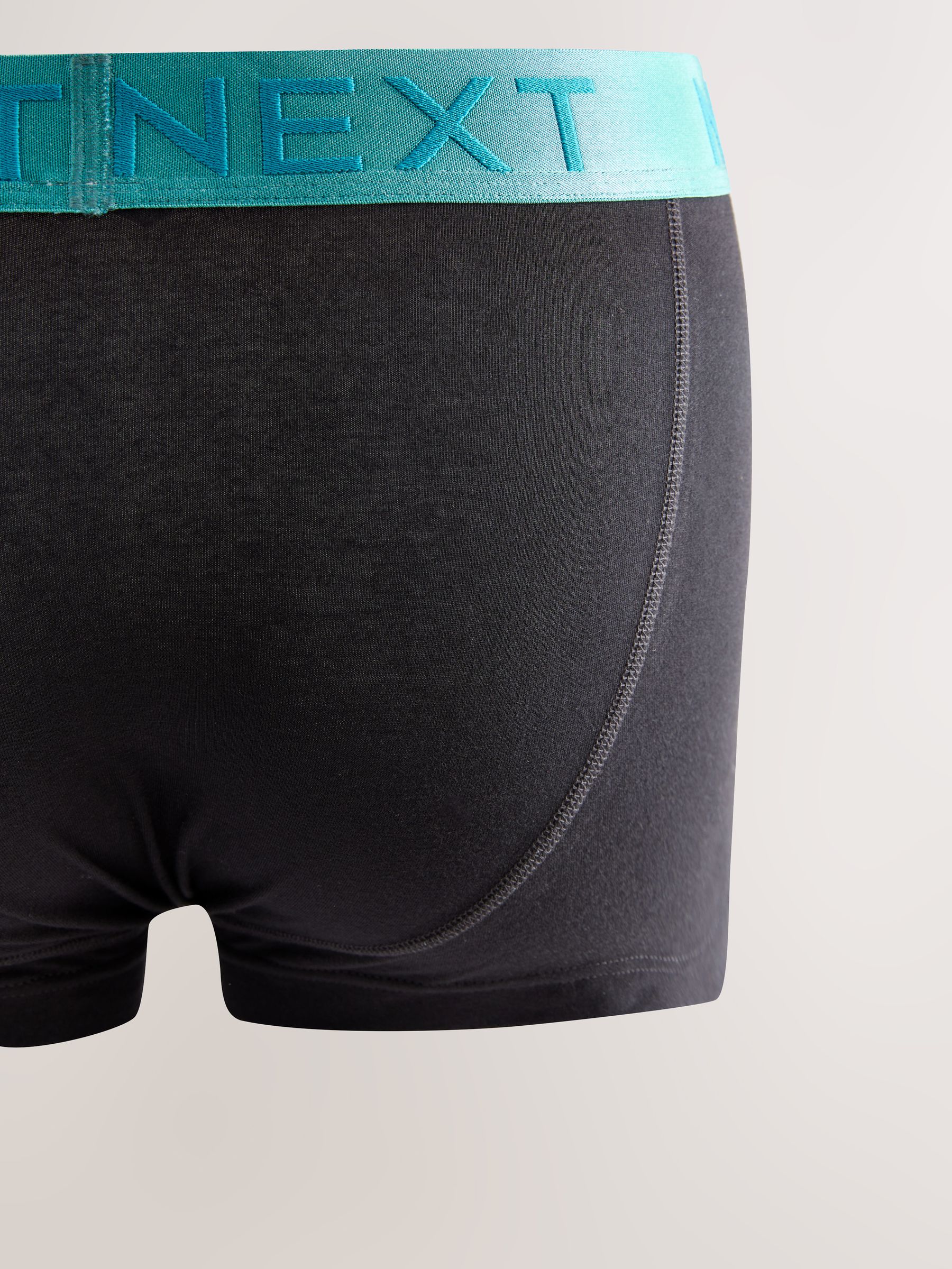 Buy Black Bright Colour Waistband Hipster Boxers 5 Pack from the Next ...