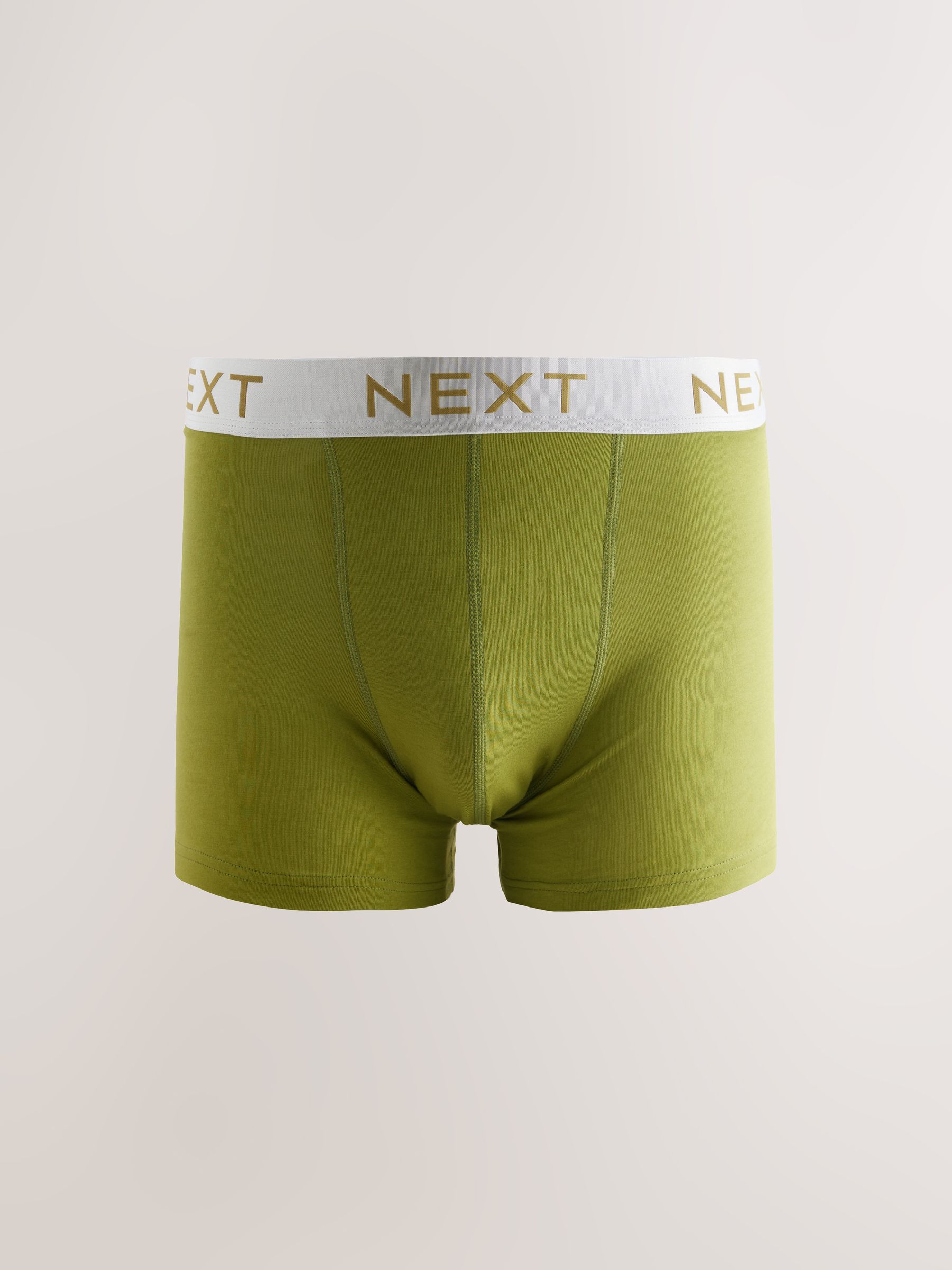 Buy Bright Blue Green 8 pack Cotton Rich Trunk Boxers from the Next UK ...