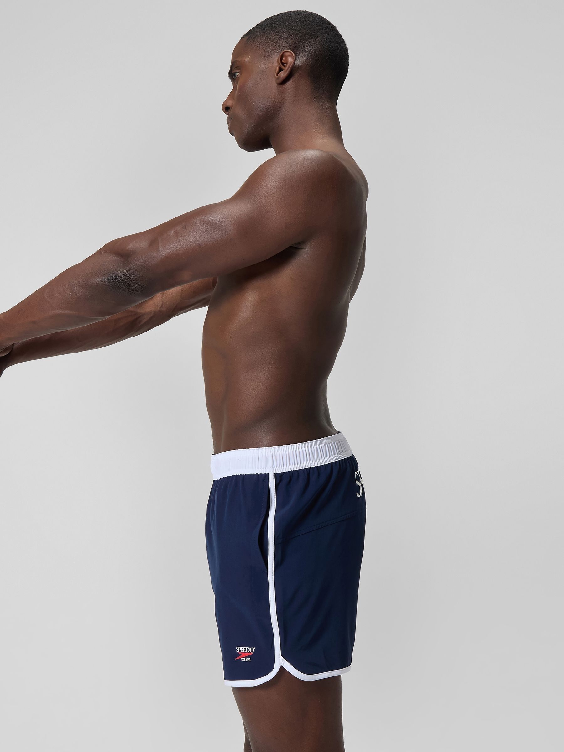 Buy Speedo Blue Logo Volley 16" Swim Shorts from the Next UK online shop