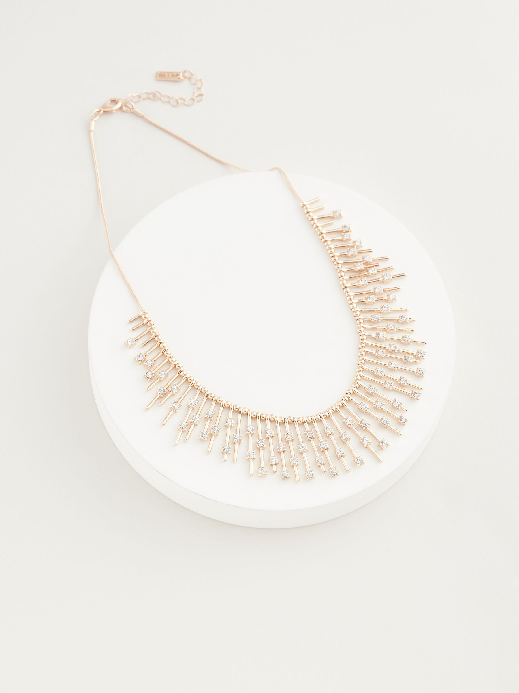 Buy Gold Tone Sparkle Drop Necklace from the Next UK online shop