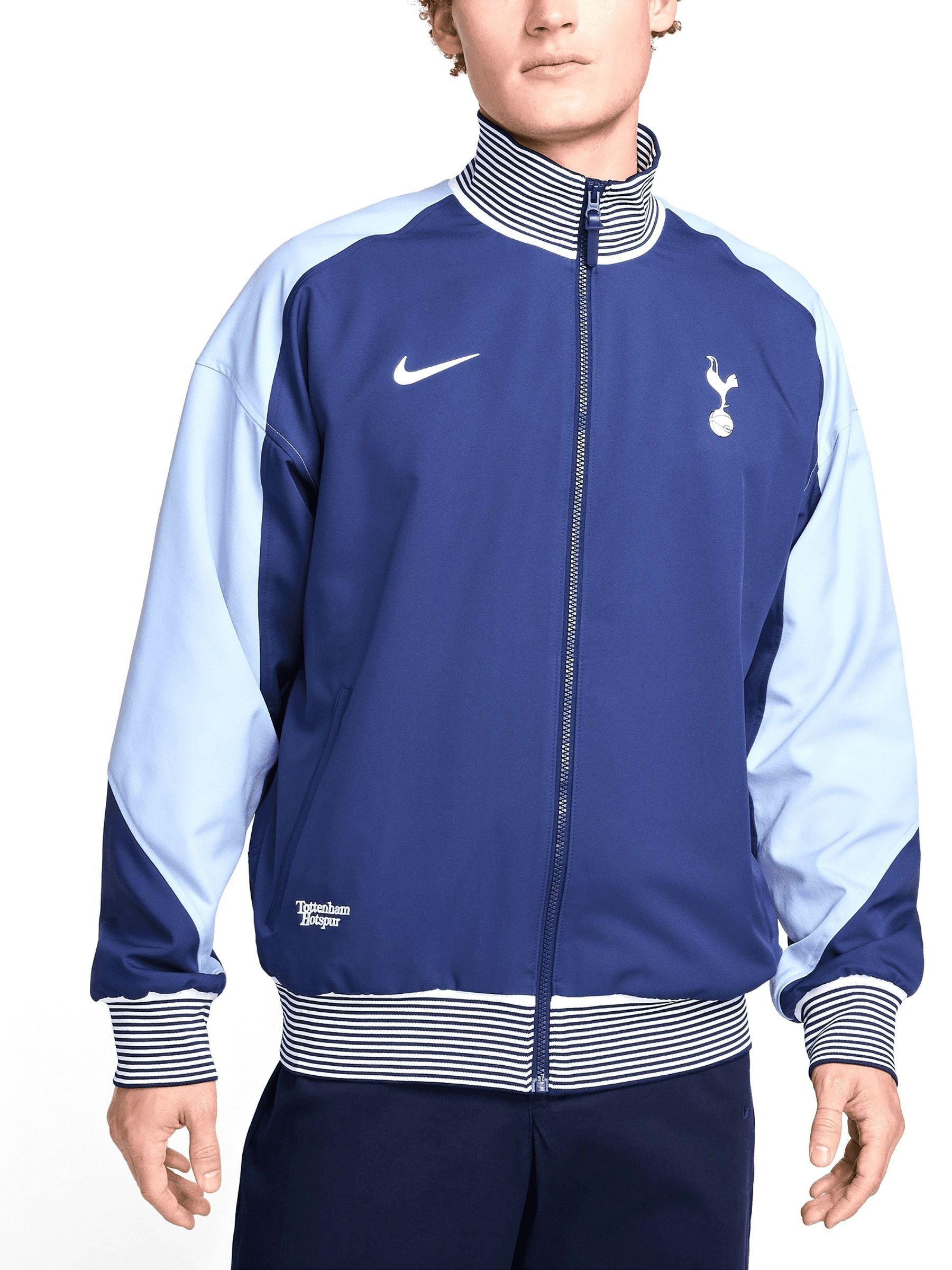 Buy Nike Blue Tottenham Hotspur Anthem Jacket from the Next UK online shop