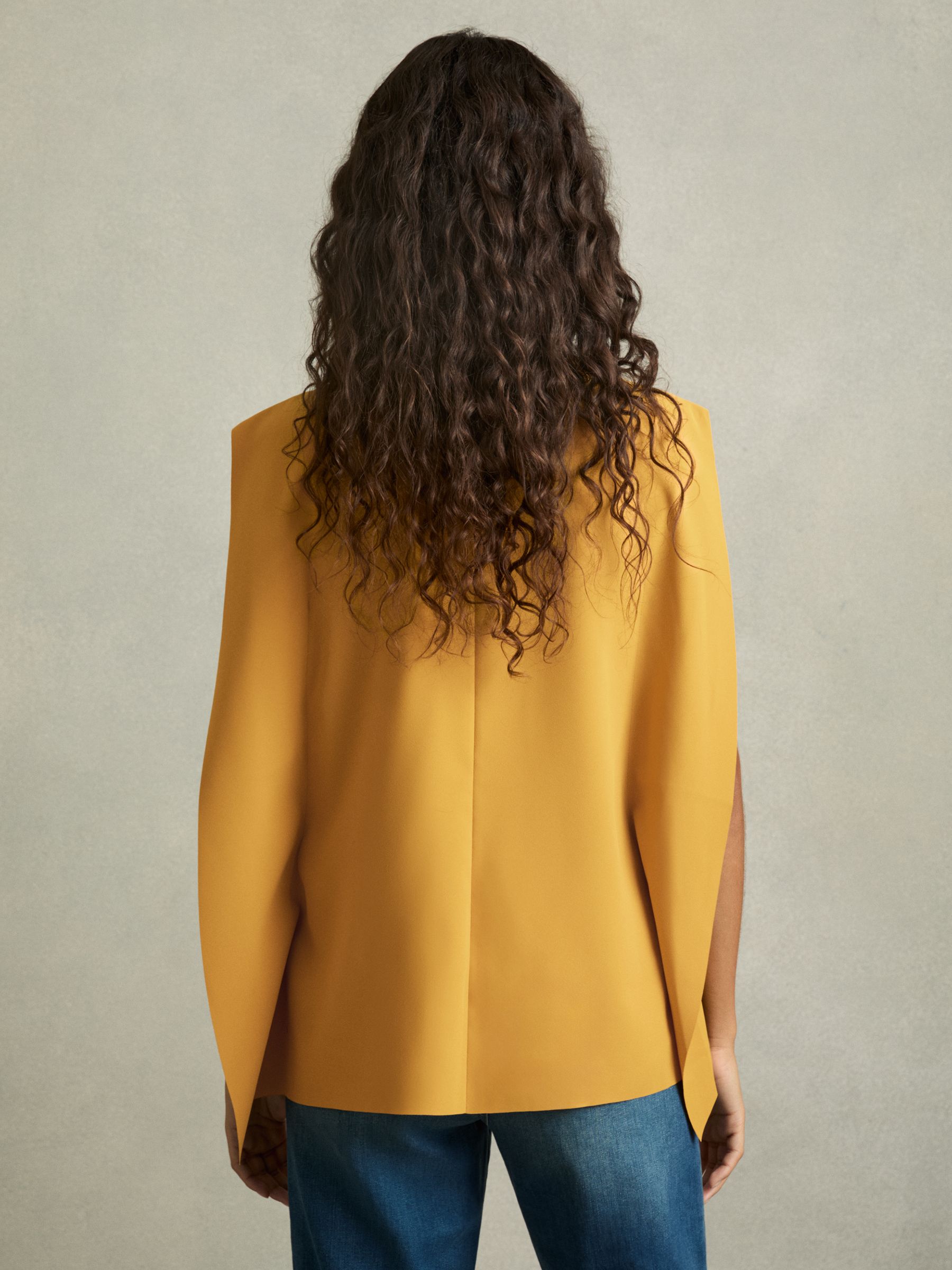 Buy Reiss Yellow Simone Drape-Neck Shell Top from the Next UK online shop