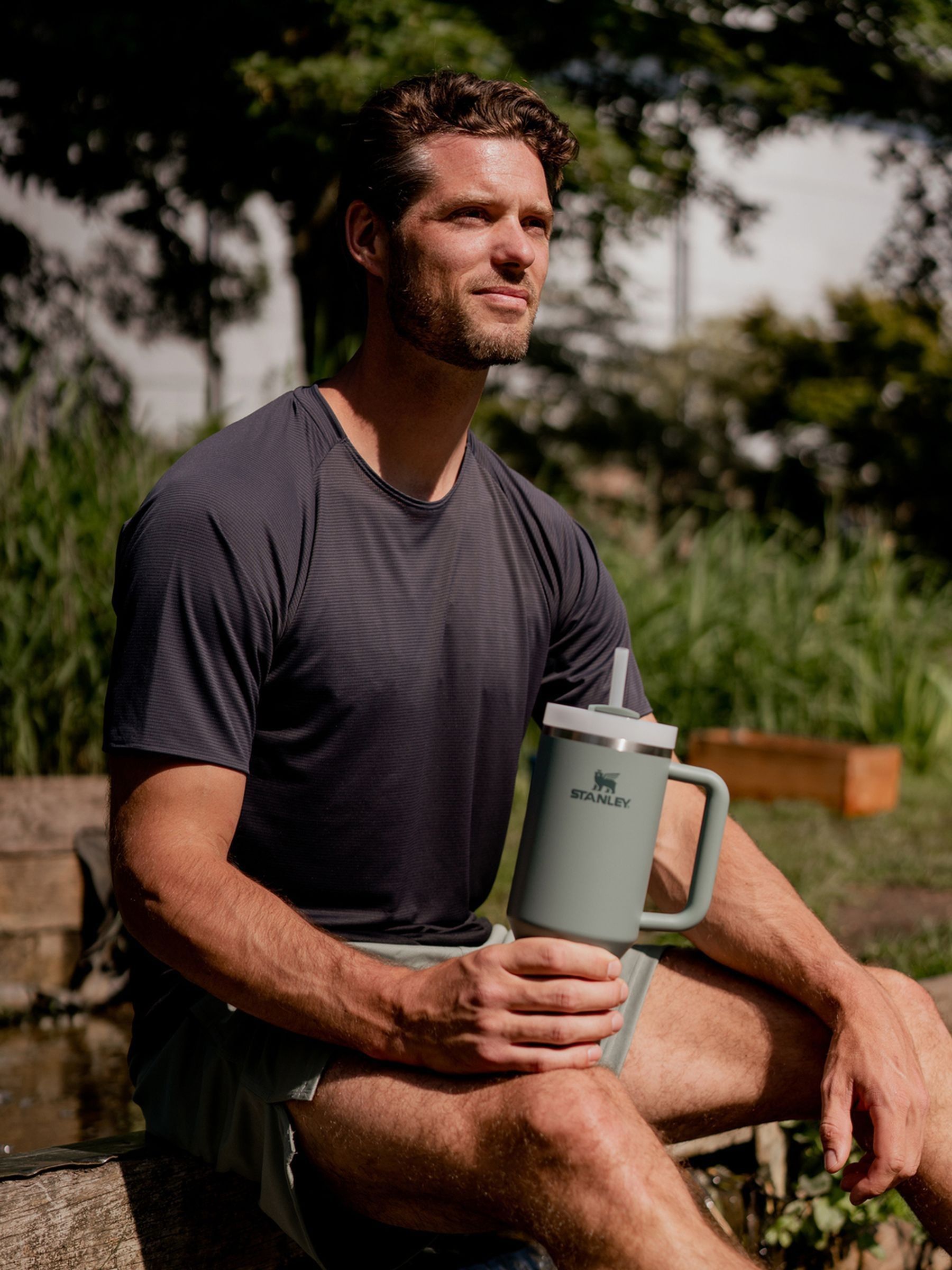 Buy Stanley Shale Quencher H2.0 Flow State Tumbler 1.18L Water Bottle ...