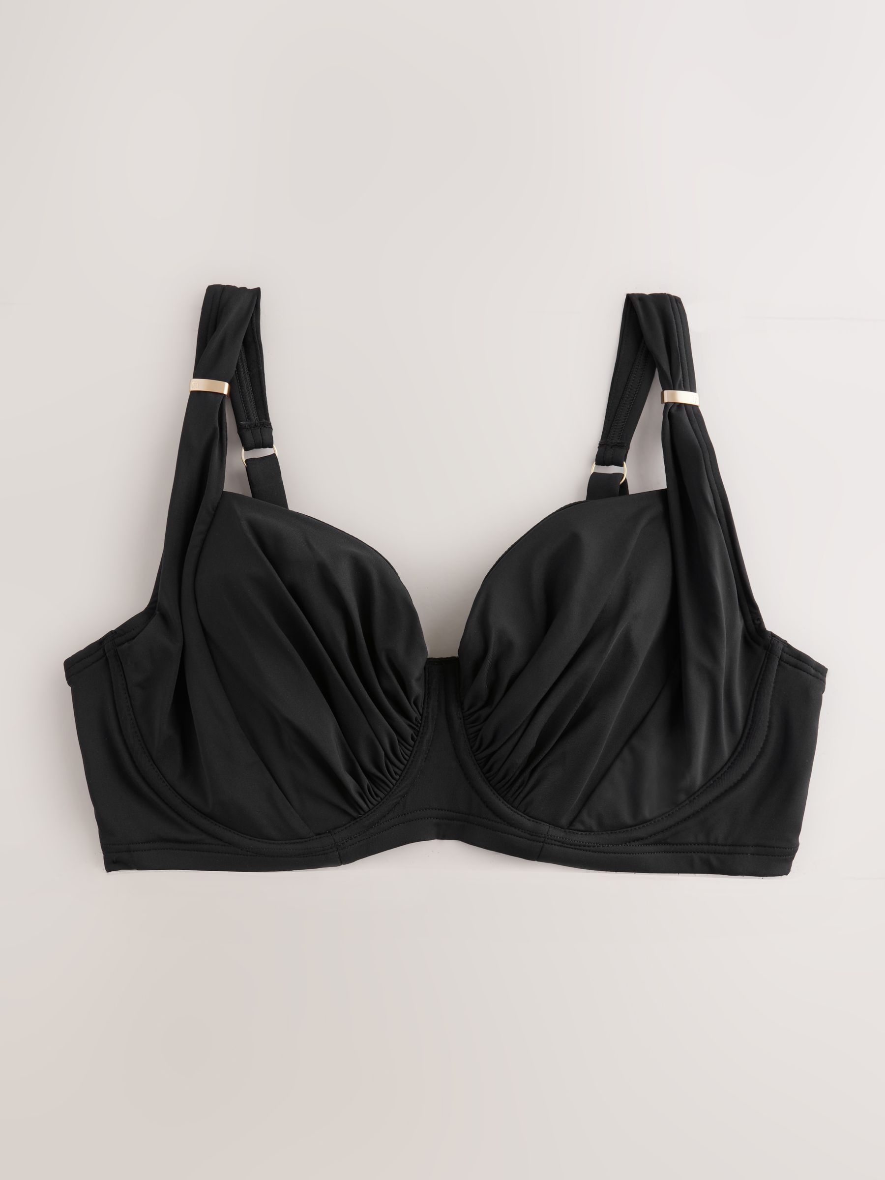 Buy Black Ultimate Support F-K Underwired Bikini Top from the Next UK ...