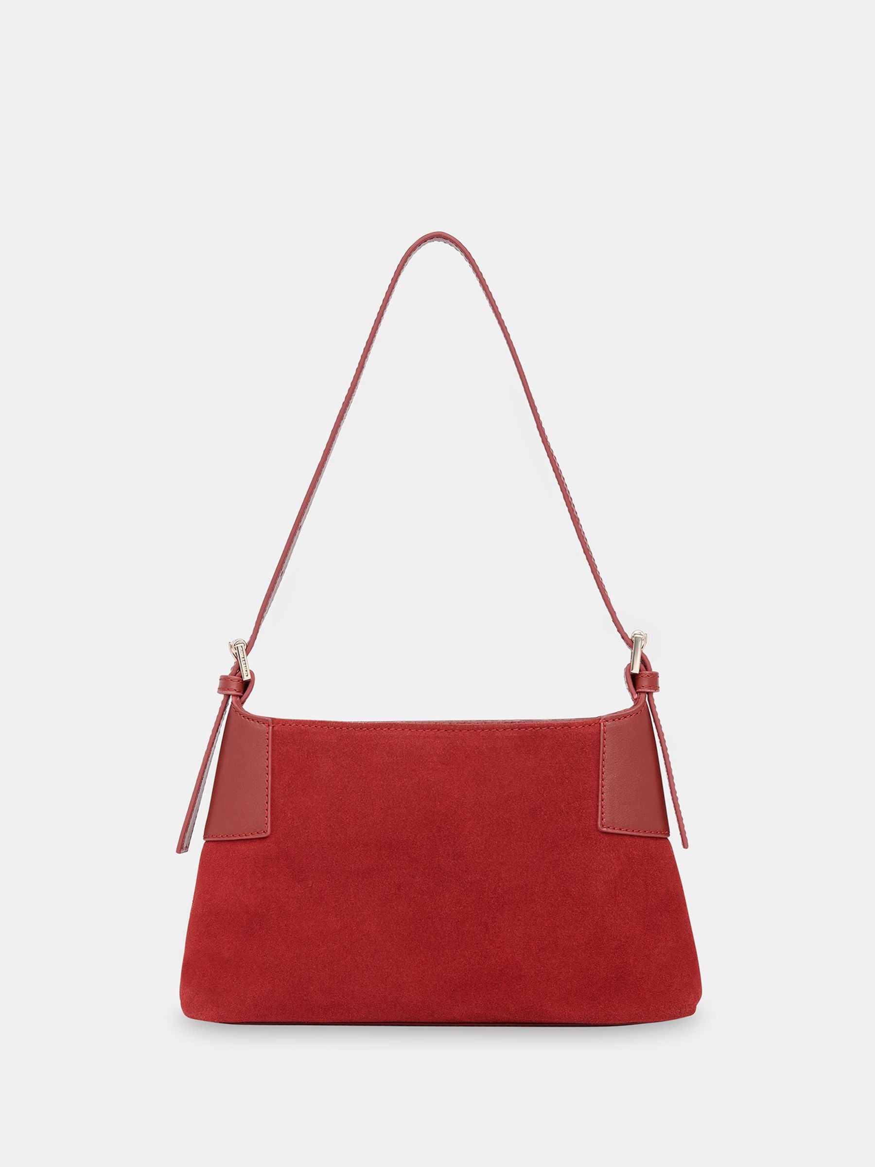 Buy Whistles Red Paloma Small Suede Bag from the Next UK online shop