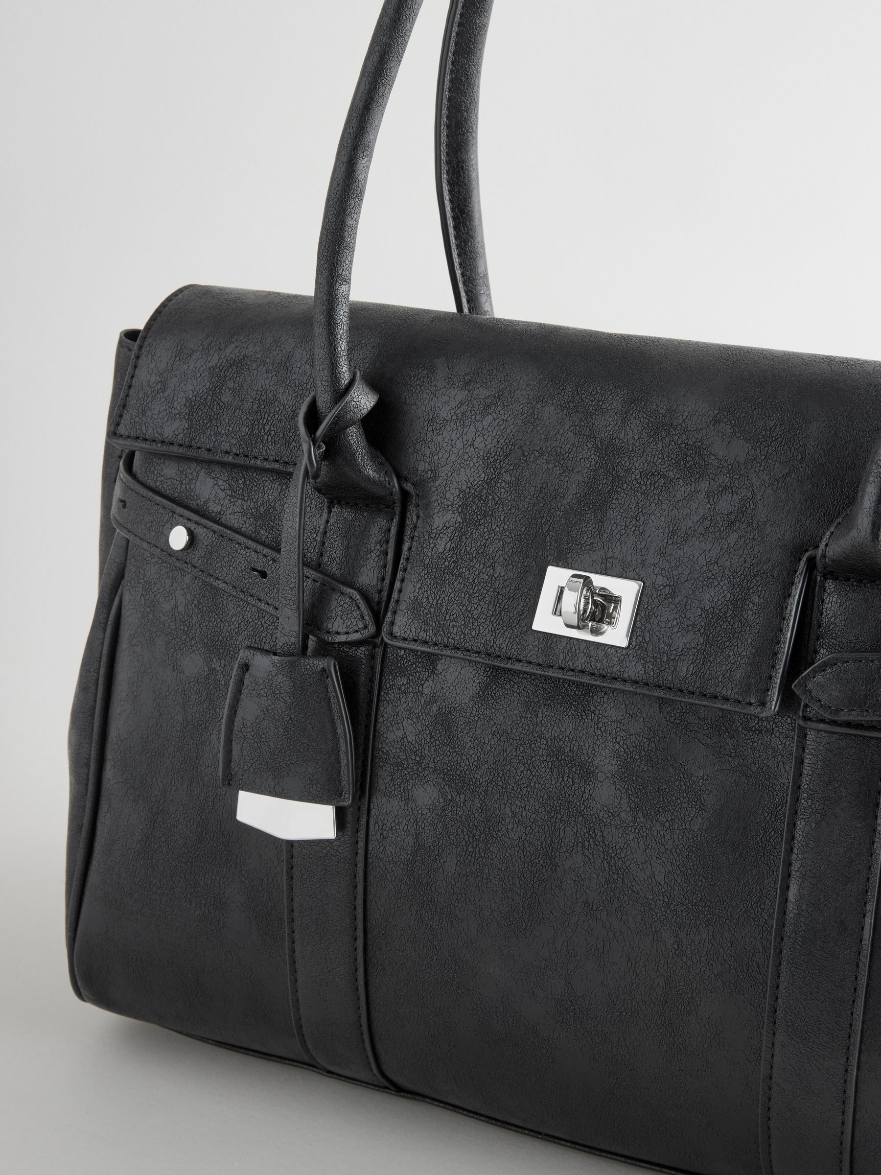 Buy Black Hand Held Tote Bag from the Next UK online shop