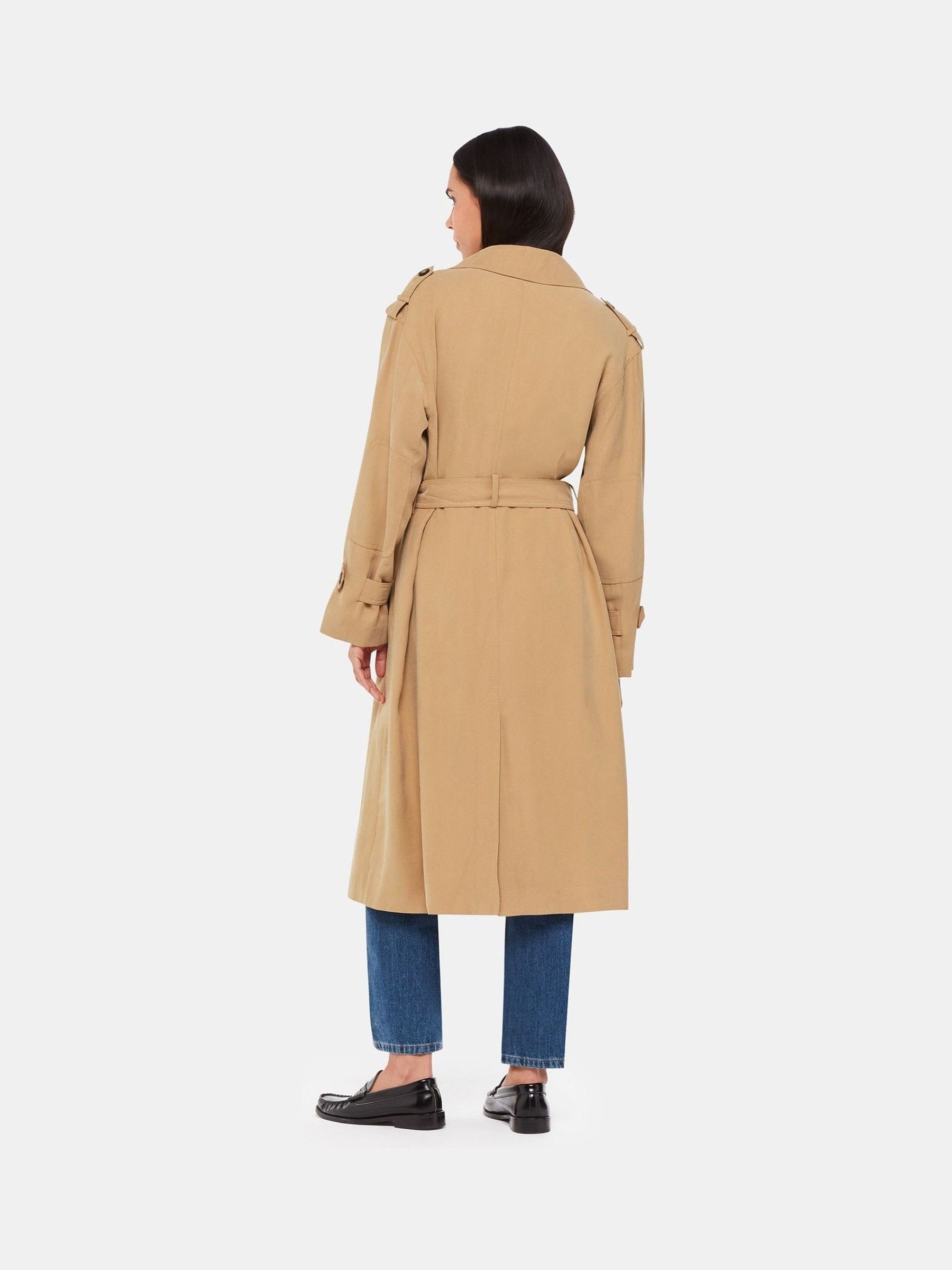 Buy Whistles Nude Riley Trench Coat from the Next UK online shop
