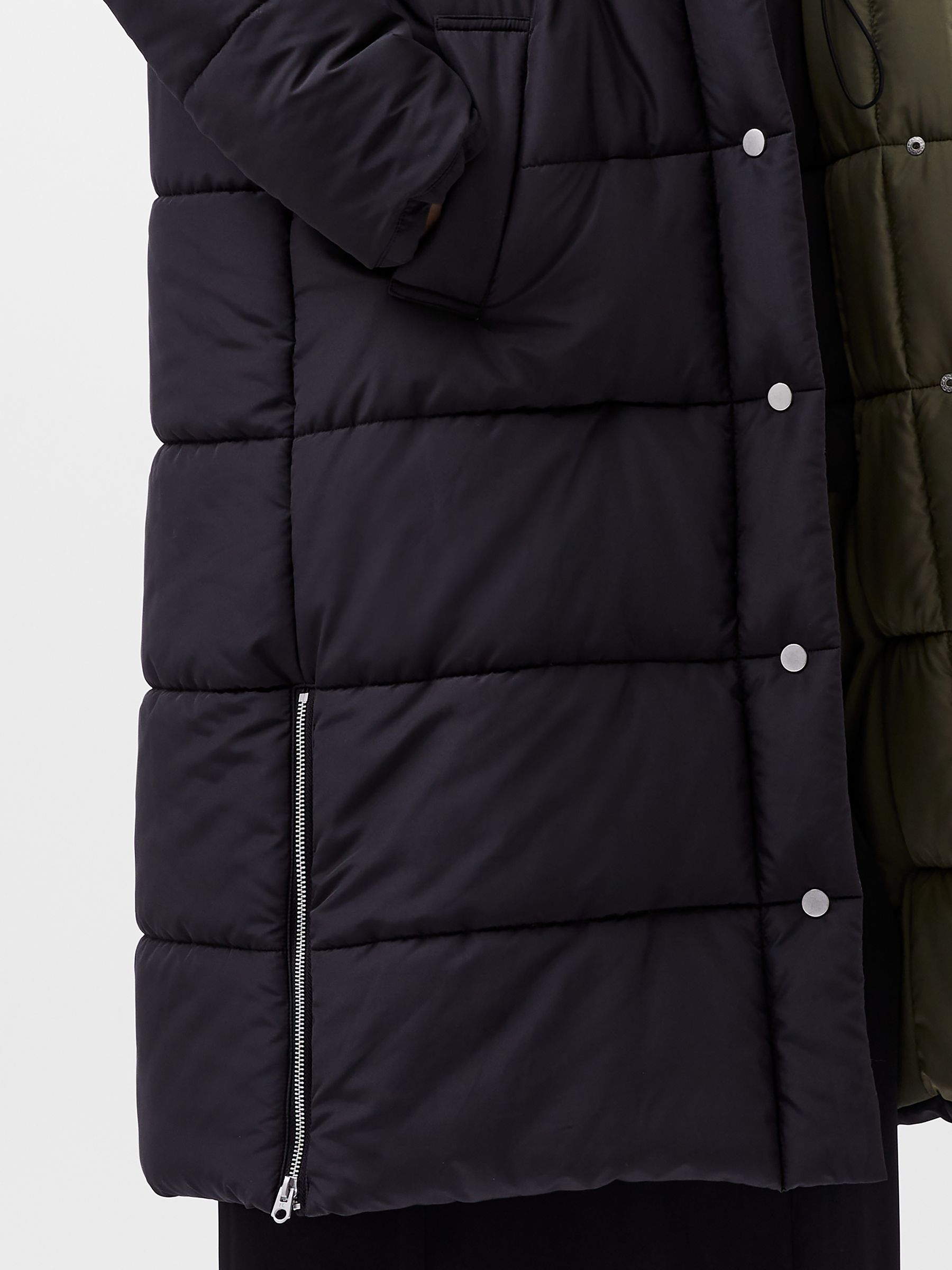 Buy French Connection Black Double Front Auden Puffer Coat from Next ...